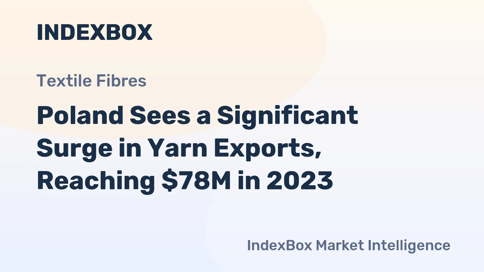 Poland Sees a Significant Surge in Yarn Exports, Reaching $78M in 2023