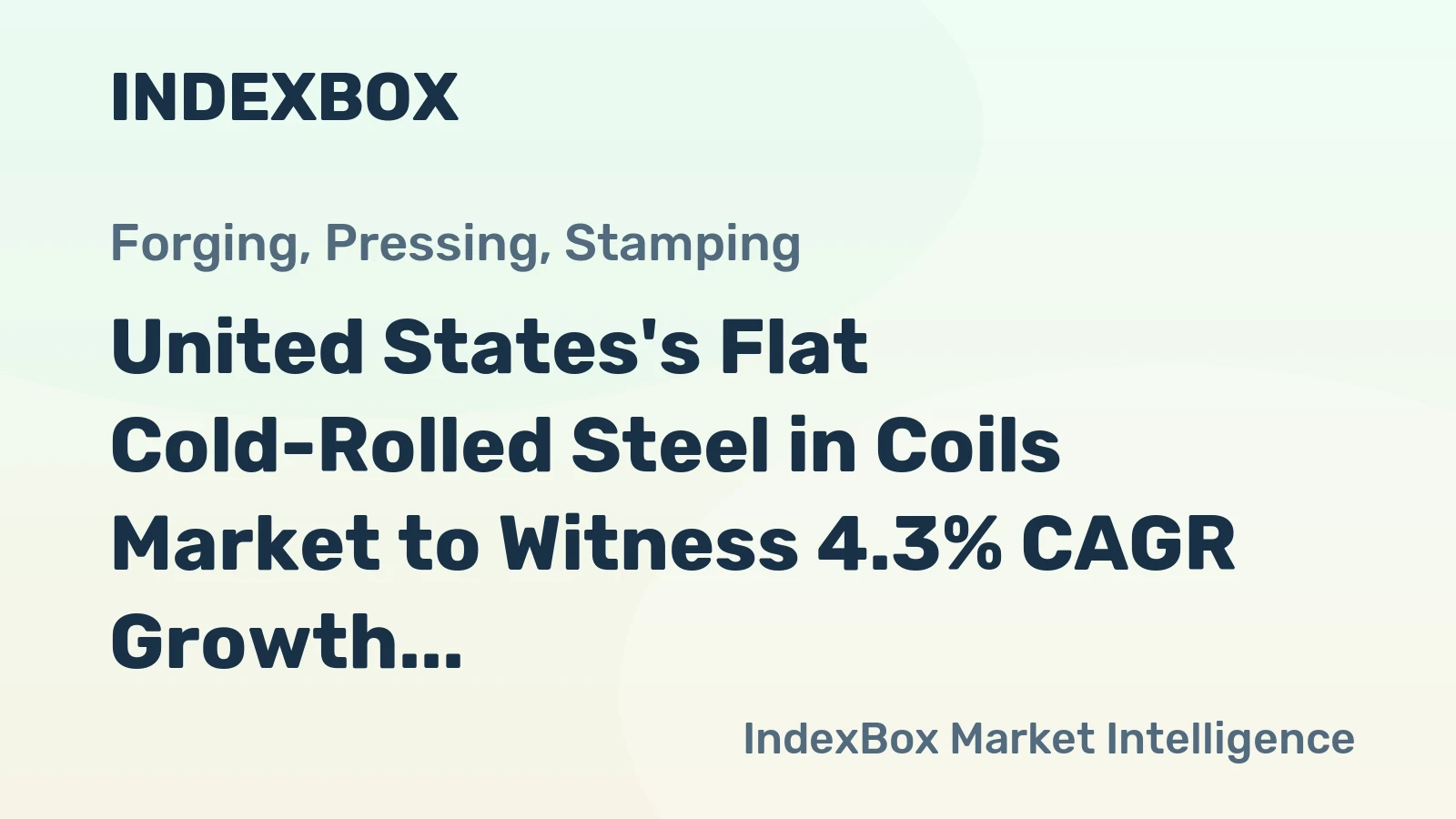 United States's Flat Cold-Rolled Steel in Coils Market to Witness 4.3% CAGR Growth from 2024 to 2035