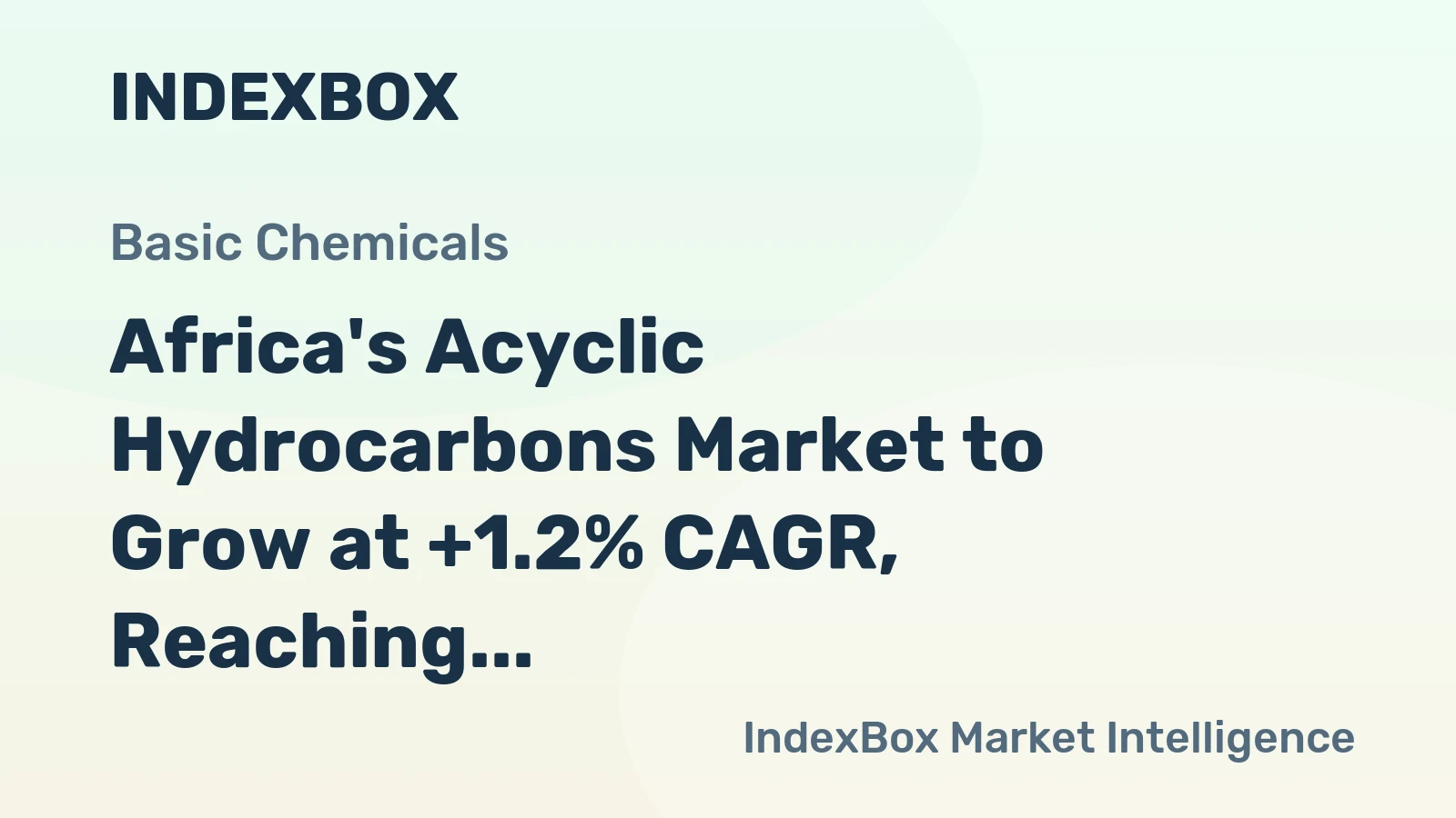 Africa's Acyclic Hydrocarbons Market to Grow at +1.2% CAGR, Reaching 28M Tons in Volume and $41.6B in Value by 2035