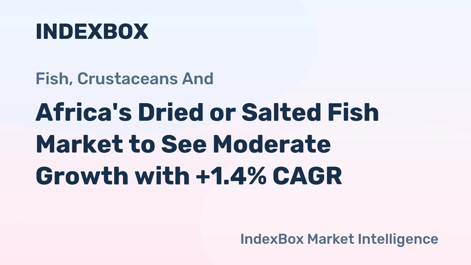 Africa's Dried or Salted Fish Market to See Moderate Growth with +1.4% CAGR