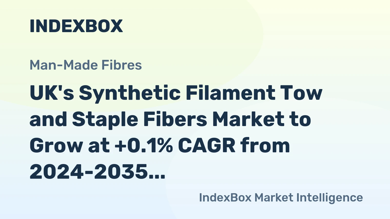 UK's Synthetic Filament Tow and Staple Fibers Market to Grow at +0.1% CAGR from 2024-2035