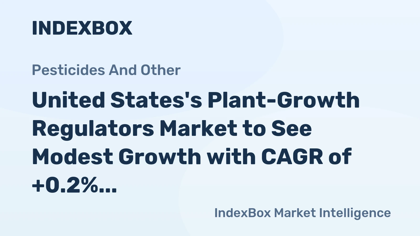 United States's Plant-Growth Regulators Market to See Modest Growth with CAGR of +0.2% from 2024 to 2035