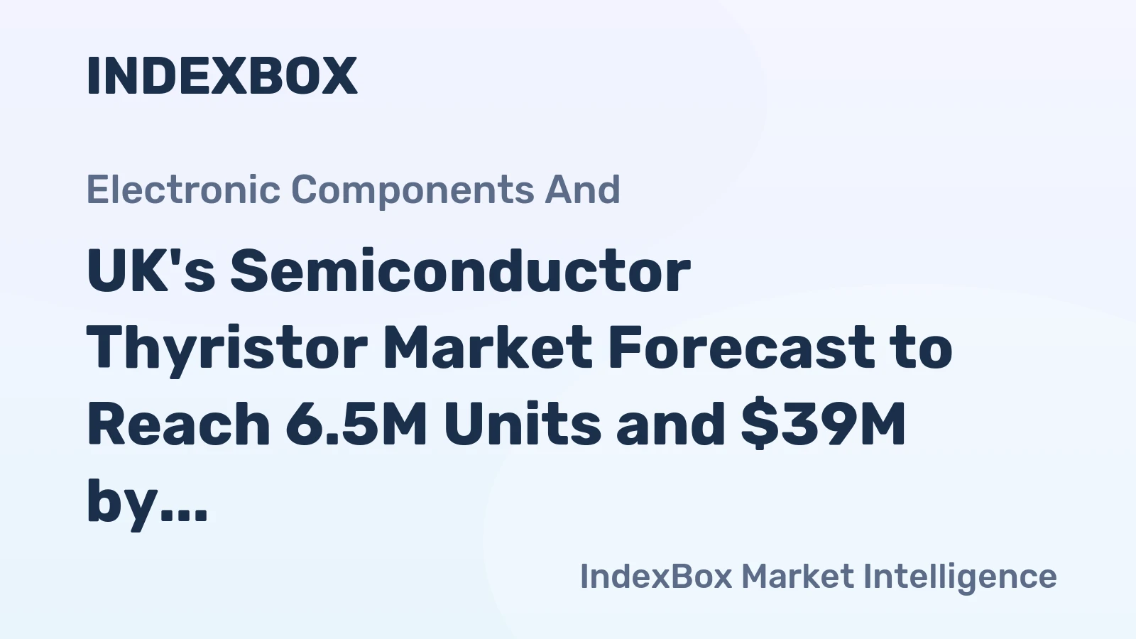 UK's Semiconductor Thyristor Market Forecast to Reach 6.5M Units and $39M by 2035