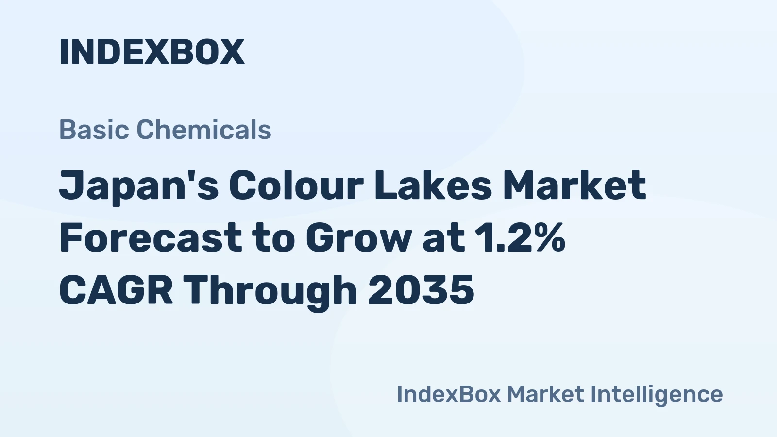 Japan's Colour Lakes Market Forecast to Grow at 1.2% CAGR Through 2035