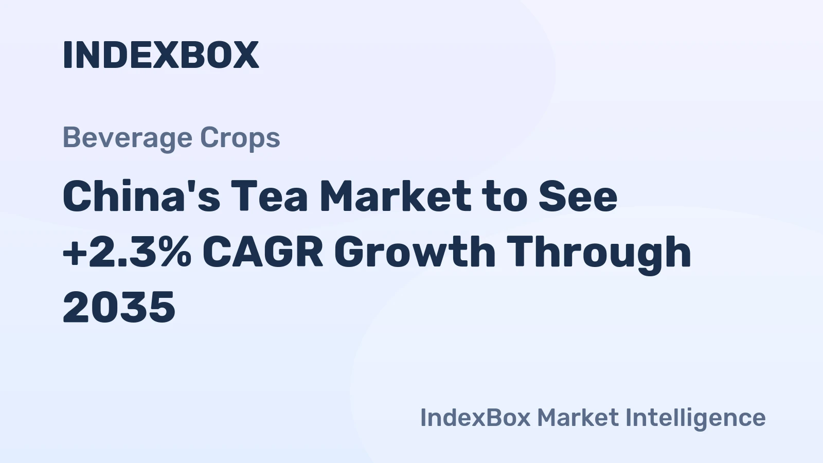 China's Tea Market to See +2.3% CAGR Growth Through 2035
