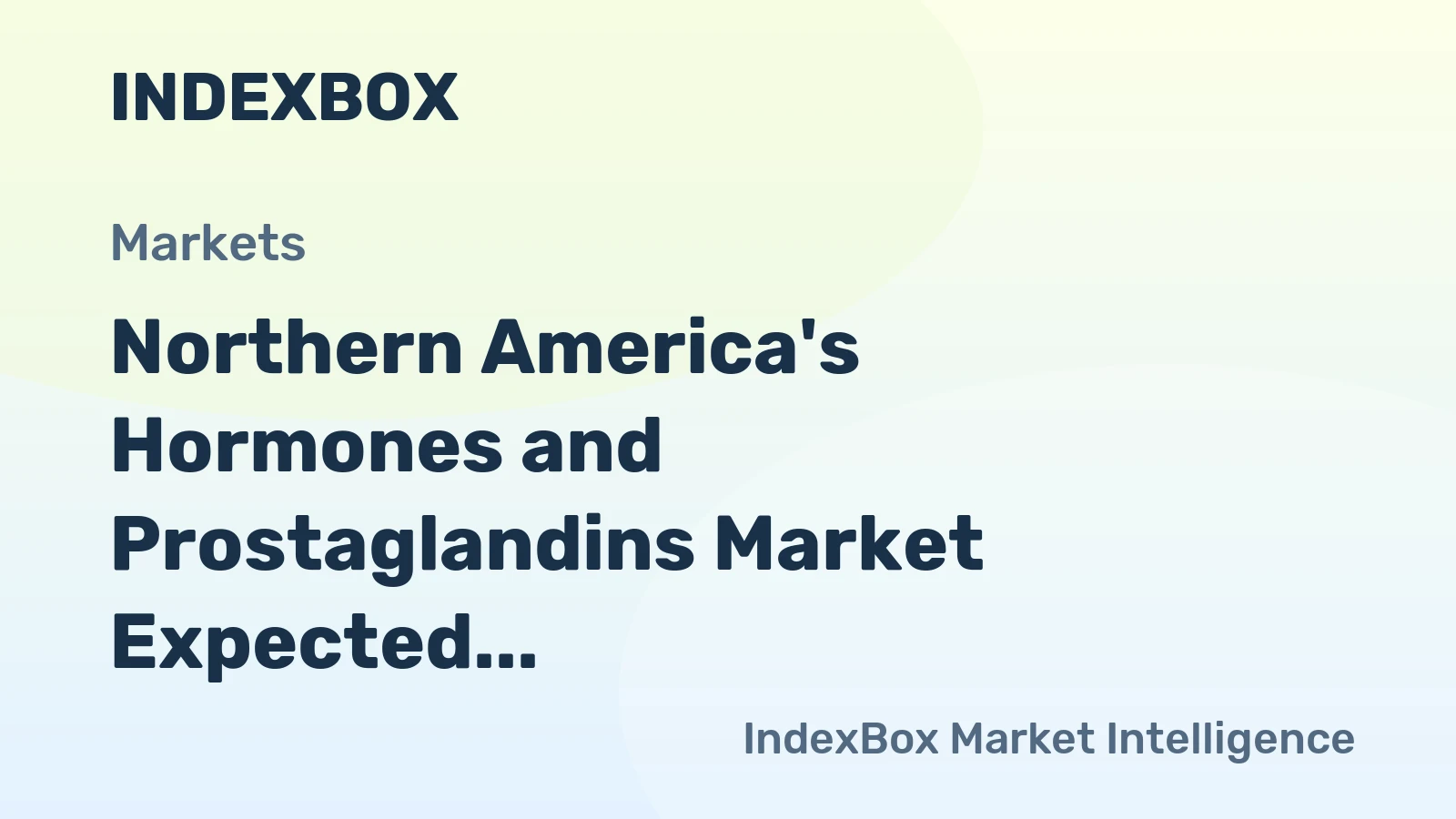 Northern America's Hormones and Prostaglandins Market Expected to Grow at 0.8% CAGR Over Next Decade