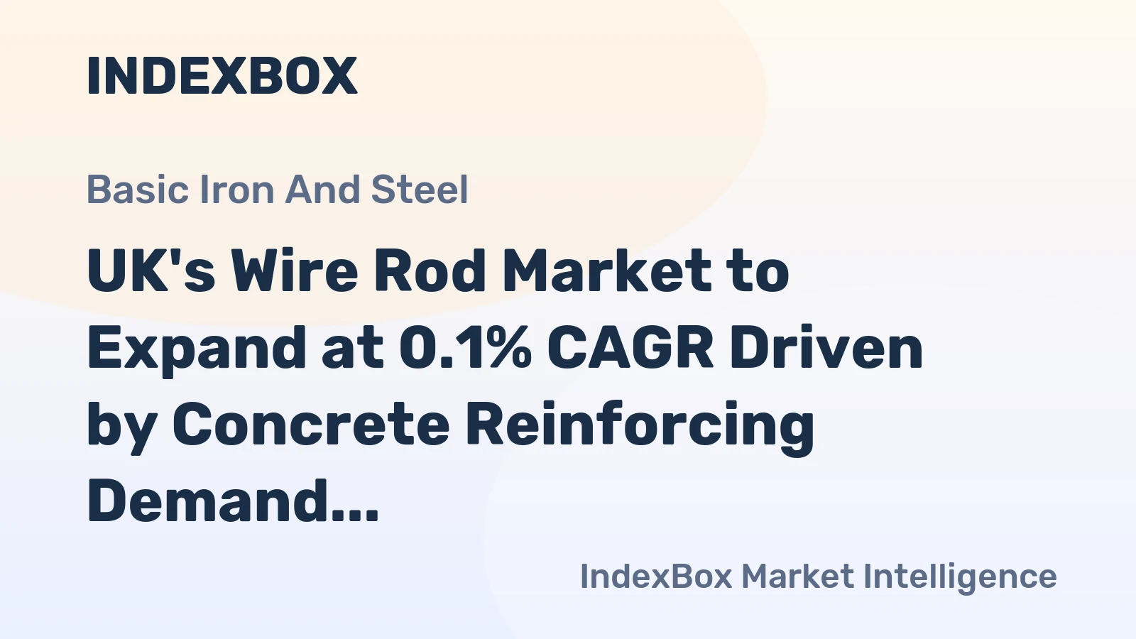 UK's Wire Rod Market to Expand at 0.1% CAGR Driven by Concrete Reinforcing Demand