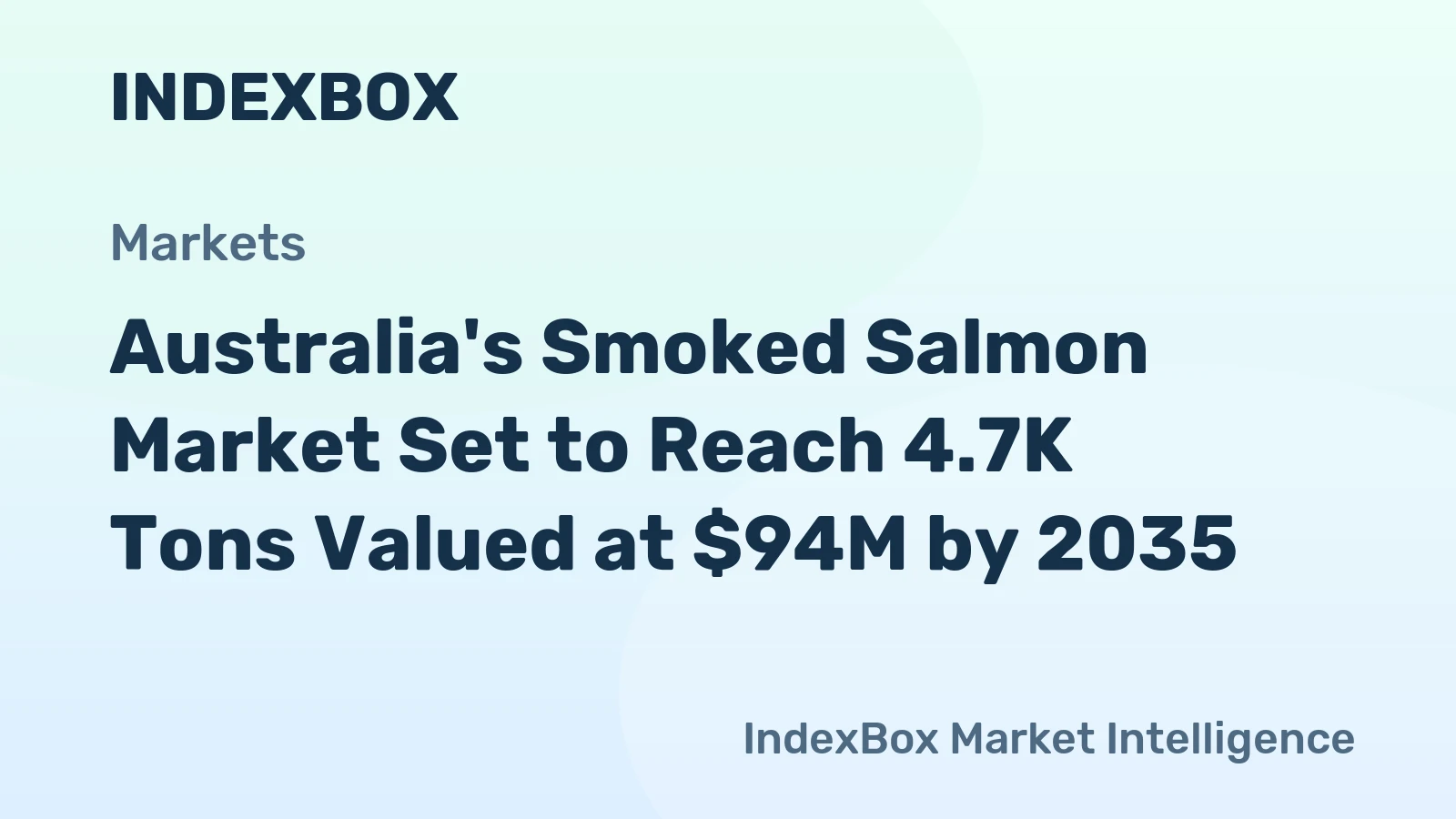 Australia's Smoked Salmon Market Set to Reach 4.7K Tons Valued at $94M by 2035