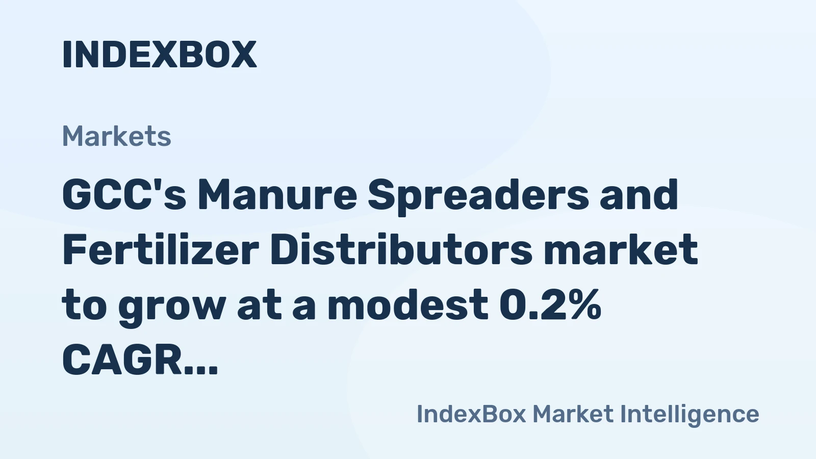 GCC's Manure Spreaders and Fertilizer Distributors market to grow at a modest 0.2% CAGR, reaching 6.7K units by 2035.