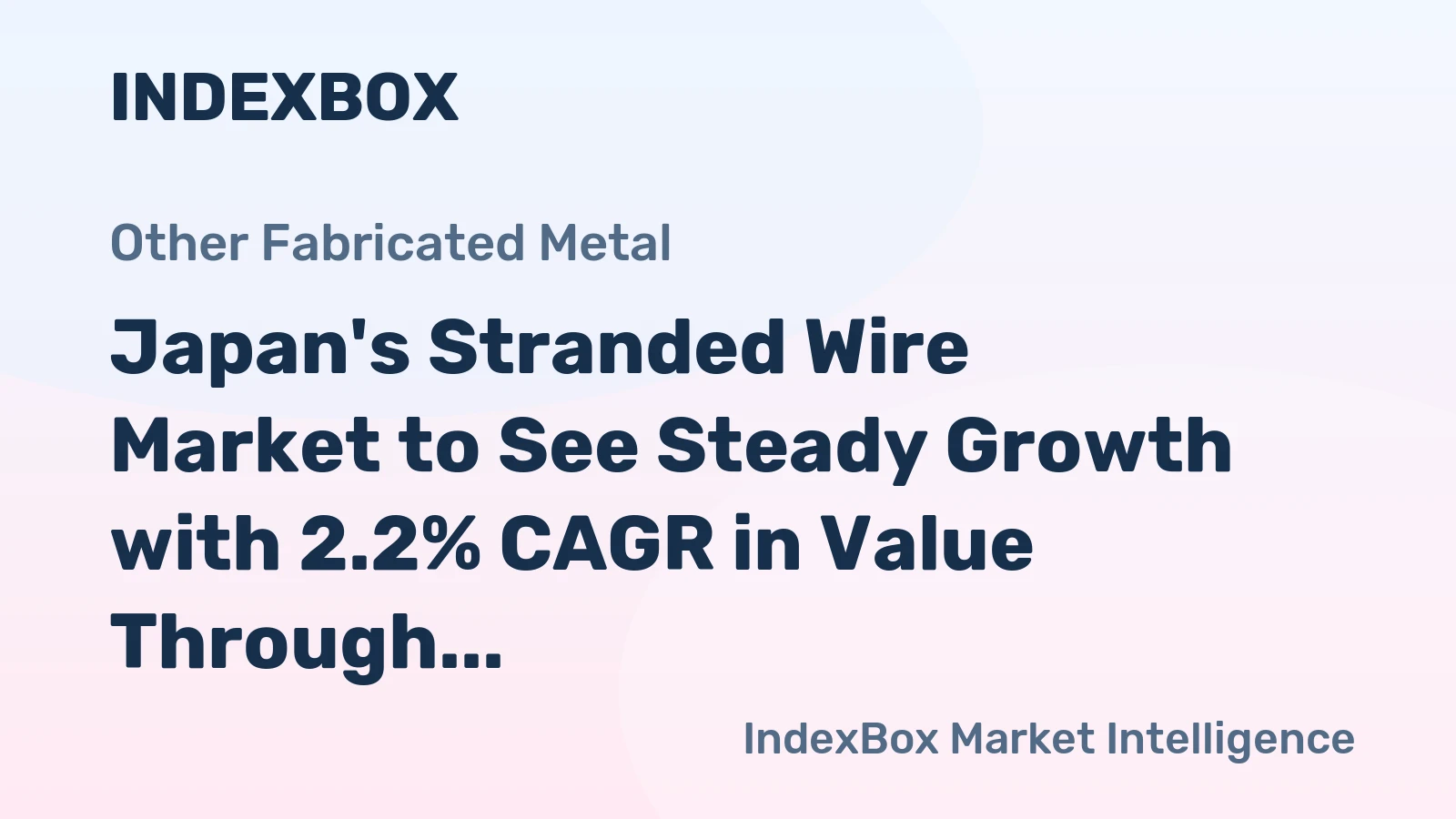 Japan's Stranded Wire Market to See Steady Growth with 2.2% CAGR in Value Through 2035