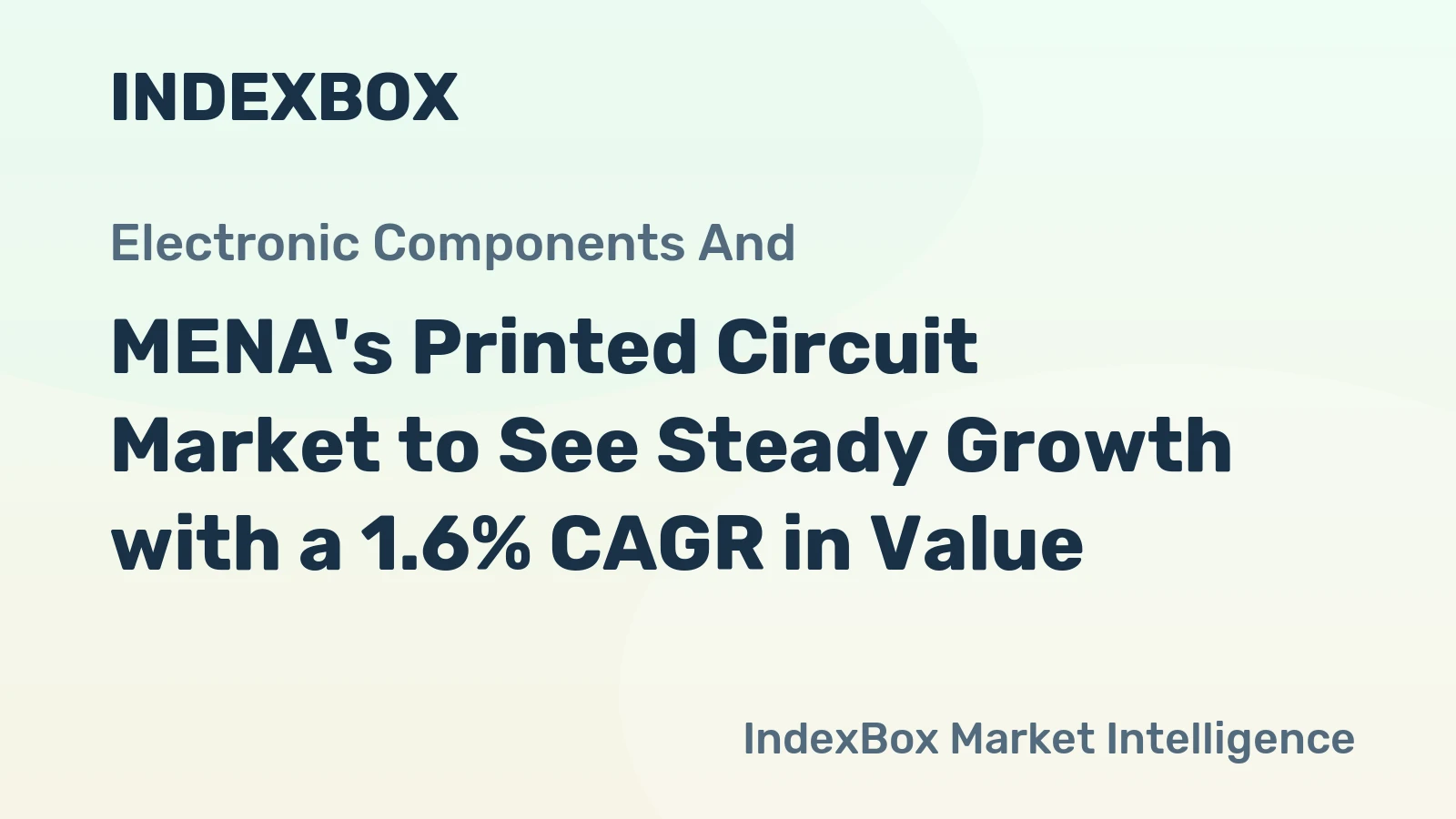 MENA's Printed Circuit Market to See Steady Growth with a 1.6% CAGR in Value