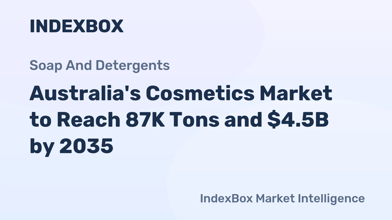 Australia's Cosmetics Market to Reach 87K Tons and $4.5B by 2035