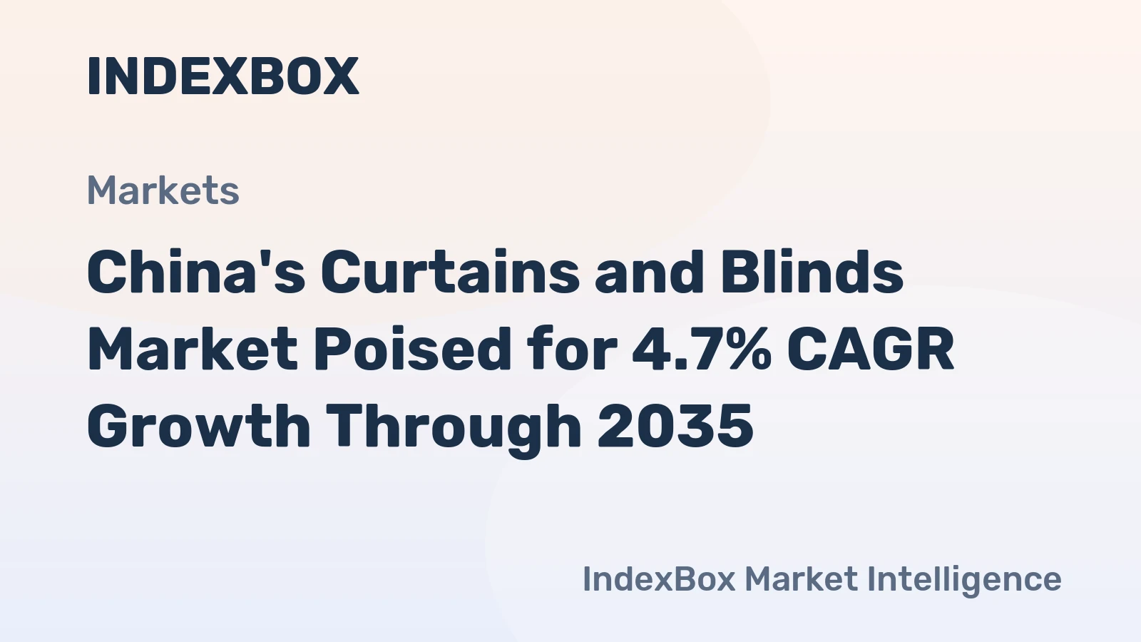 China's Curtains and Blinds Market Poised for 4.7% CAGR Growth Through 2035