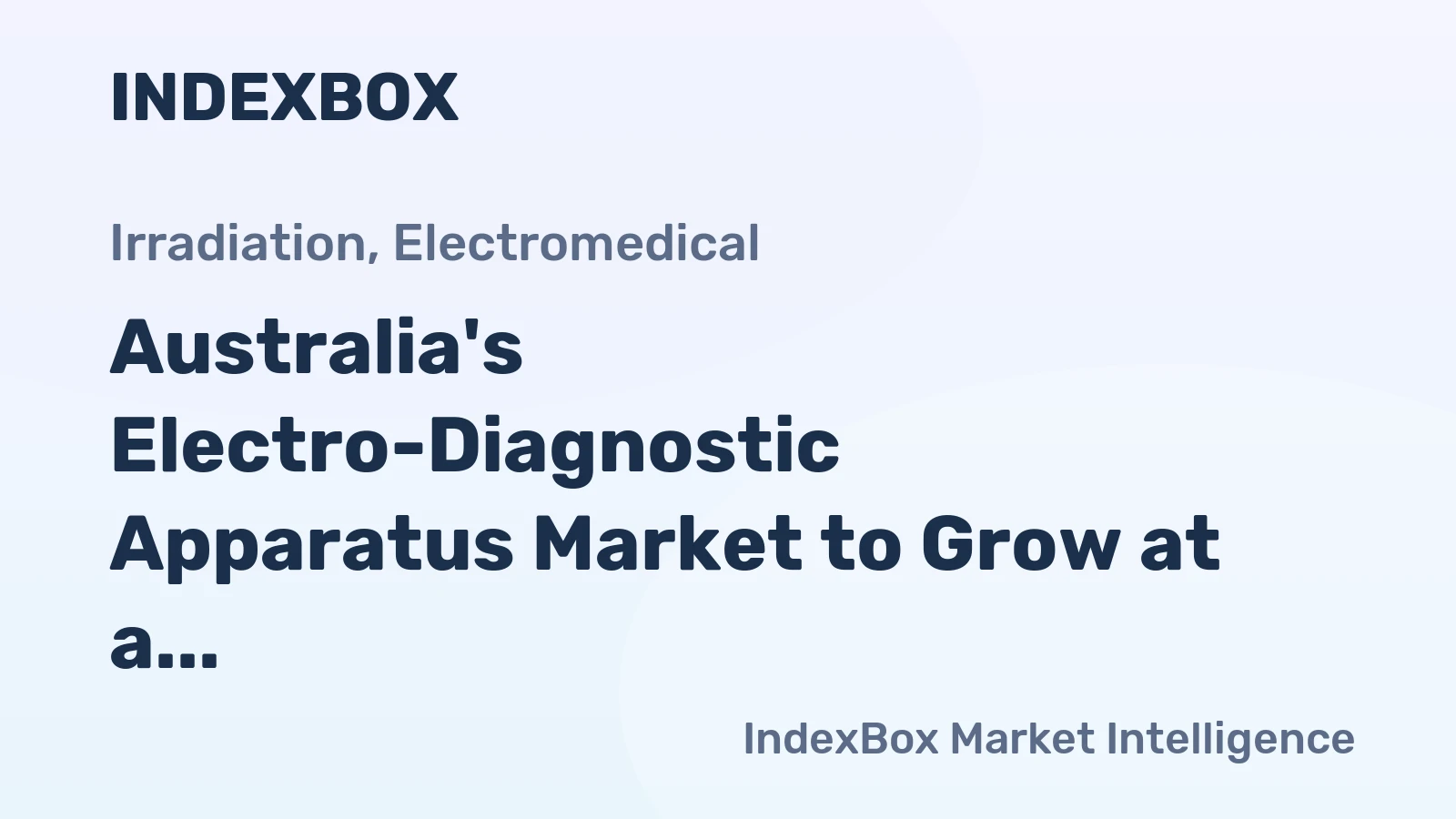 Australia's Electro-Diagnostic Apparatus Market to Grow at a CAGR of +1.2% through 2035
