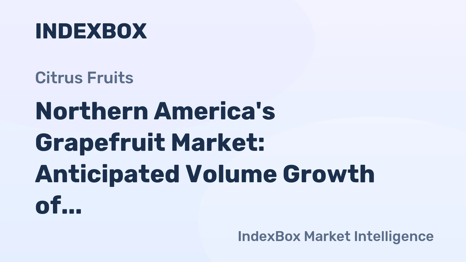Northern America's Grapefruit Market: Anticipated Volume Growth of +0.4% to 375K tons and Value Increase of +1.8% to $536M by 2035