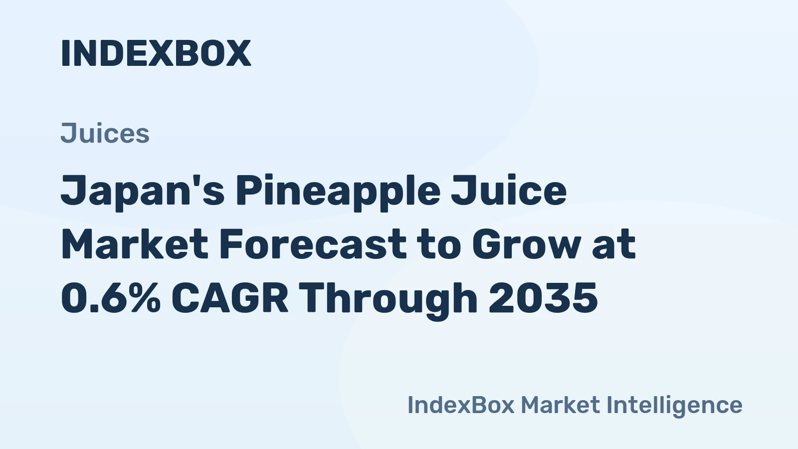 Japan's Pineapple Juice Market Forecast to Grow at 0.6% CAGR Through 2035