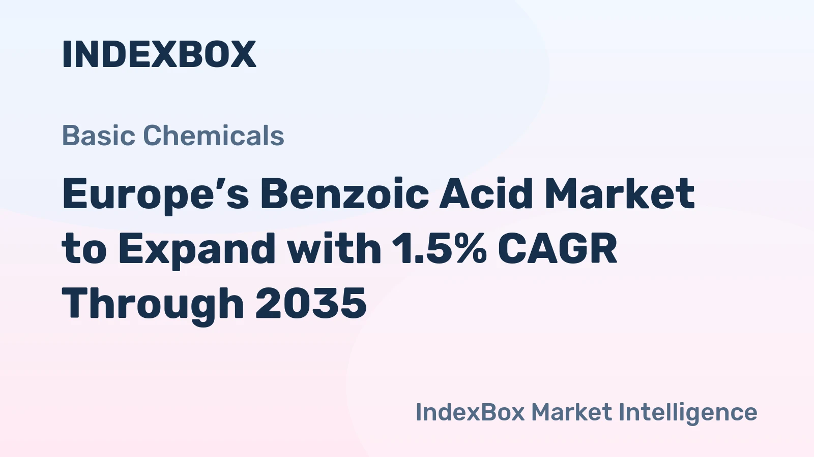 Europe’s Benzoic Acid Market to Expand with 1.5% CAGR Through 2035