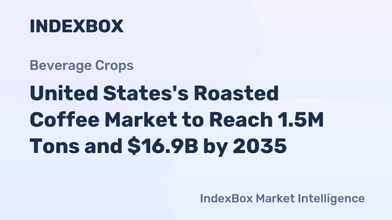 United States's Roasted Coffee Market to Reach 1.5M Tons and $16.9B by 2035