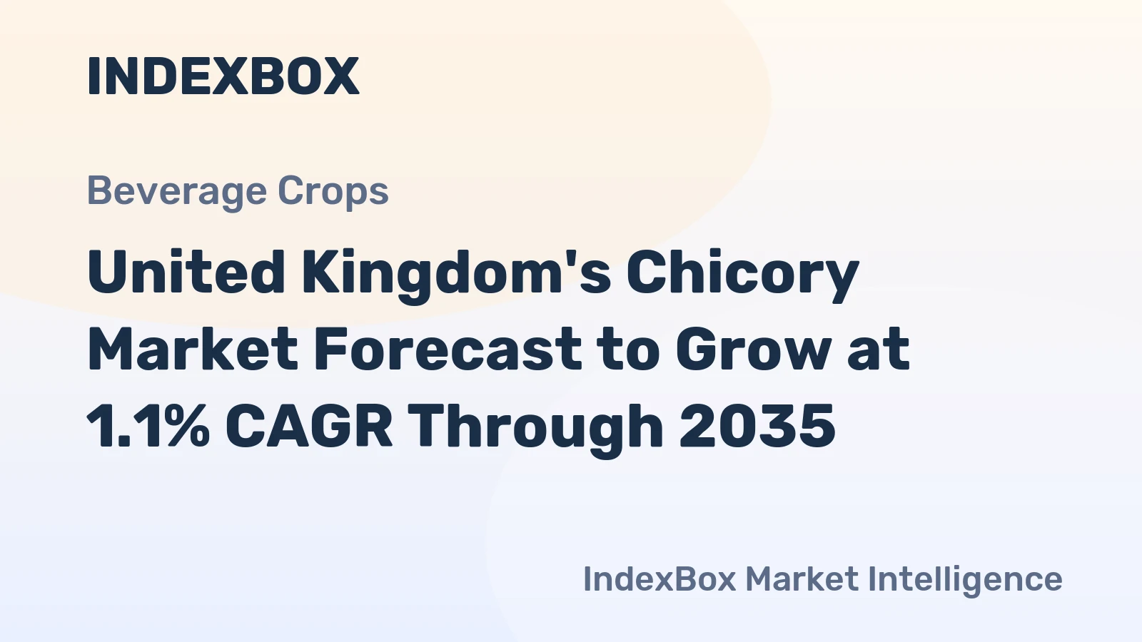 United Kingdom's Chicory Market Forecast to Grow at 1.1% CAGR Through 2035