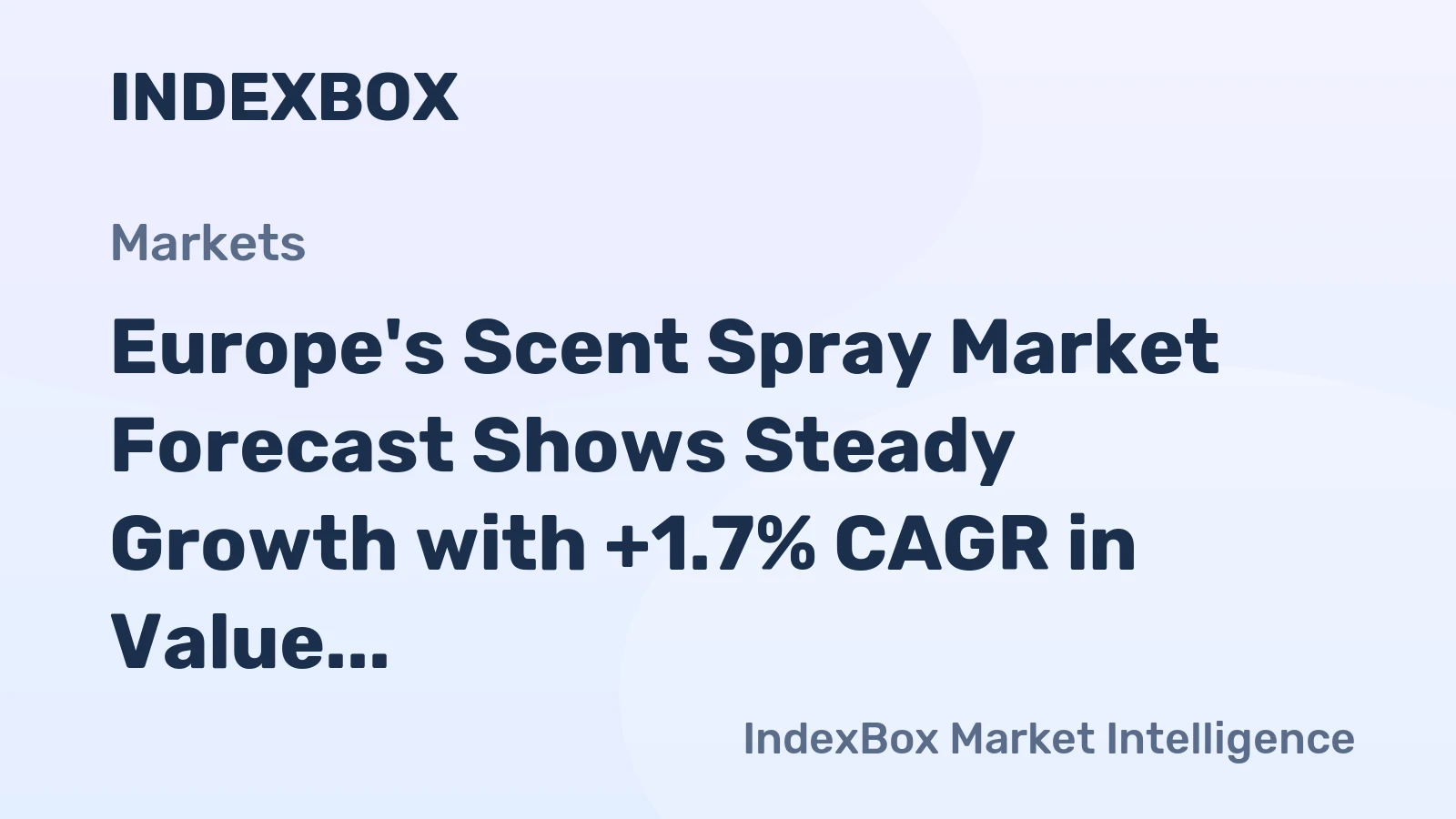 Europe's Scent Spray Market Forecast Shows Steady Growth with +1.7% CAGR in Value Through 2035
