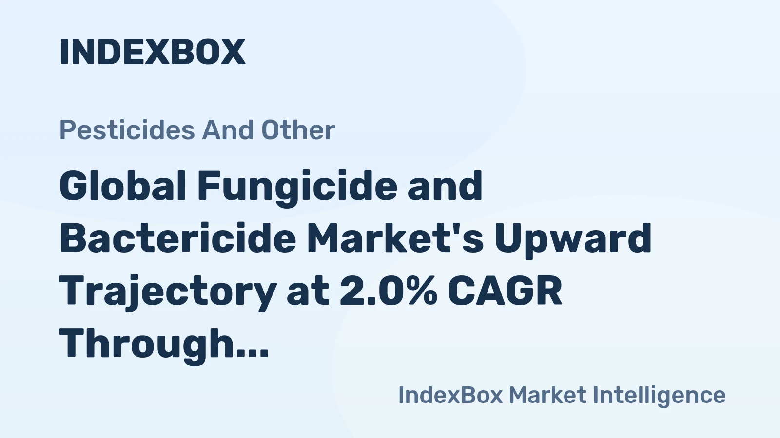 Global Fungicide and Bactericide Market's Upward Trajectory at 2.0% CAGR Through 2035