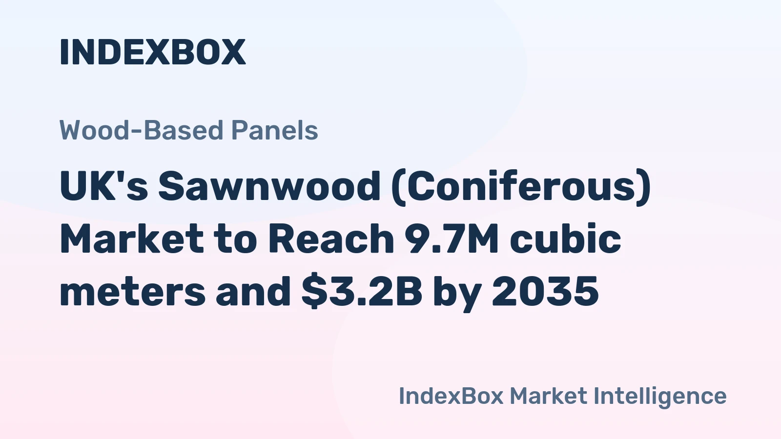 UK's Sawnwood (Coniferous) Market to Reach 9.7M cubic meters and $3.2B by 2035