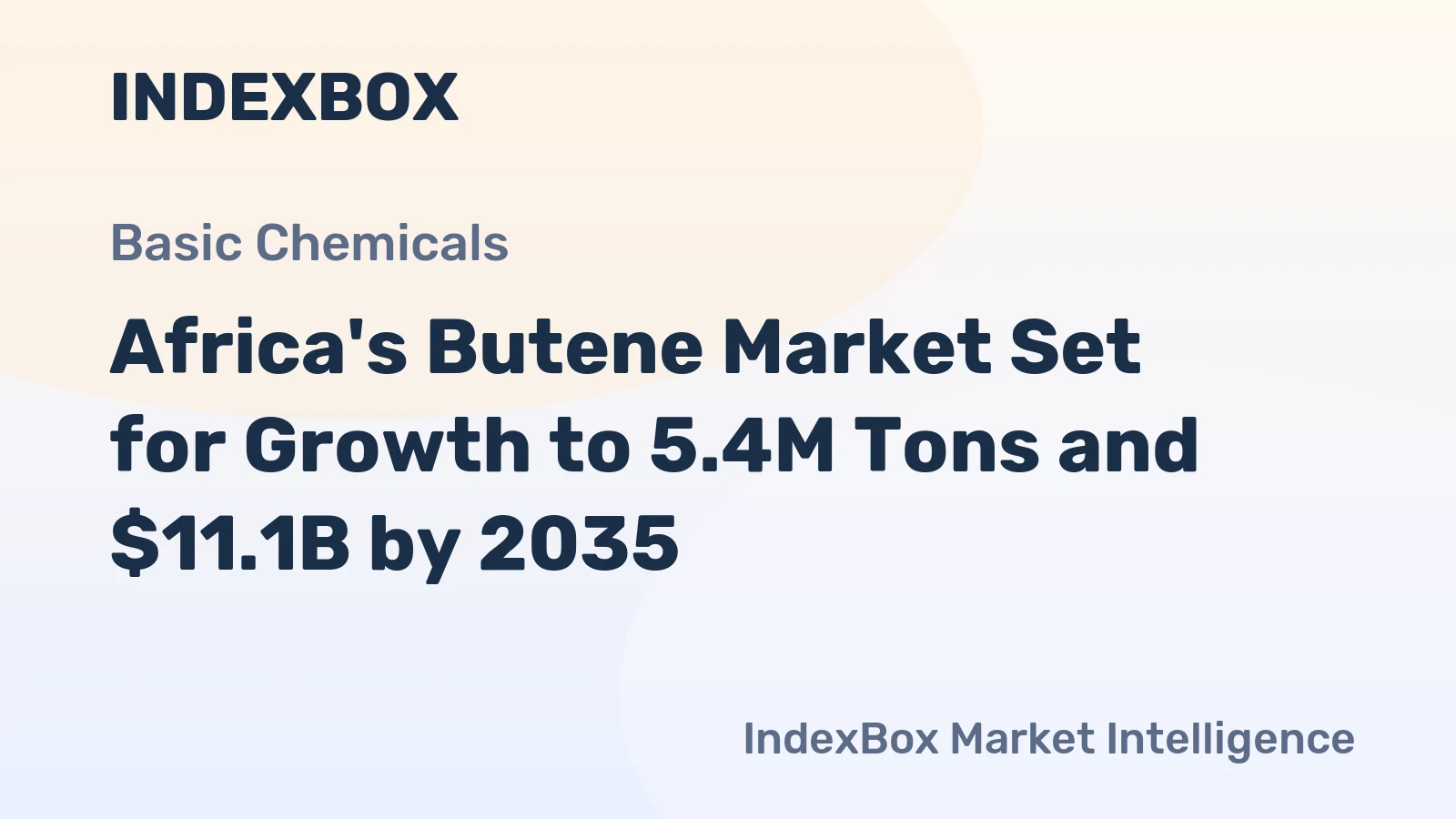 Africa's Butene Market Set for Growth to 5.4M Tons and $11.1B by 2035