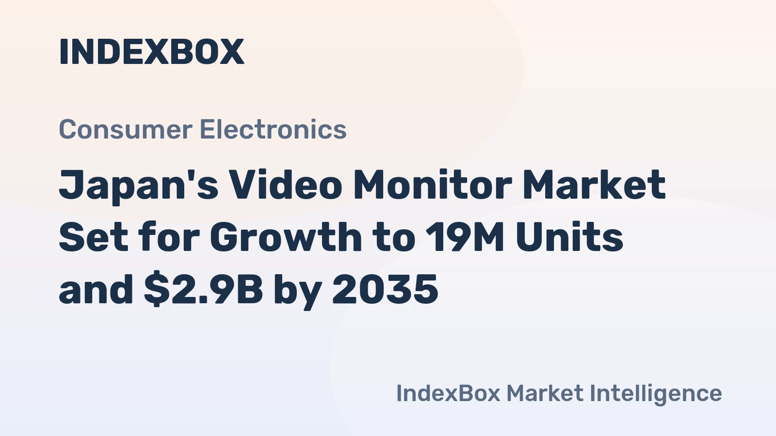 Japan's Video Monitor Market Set for Growth to 19M Units and $2.9B by 2035