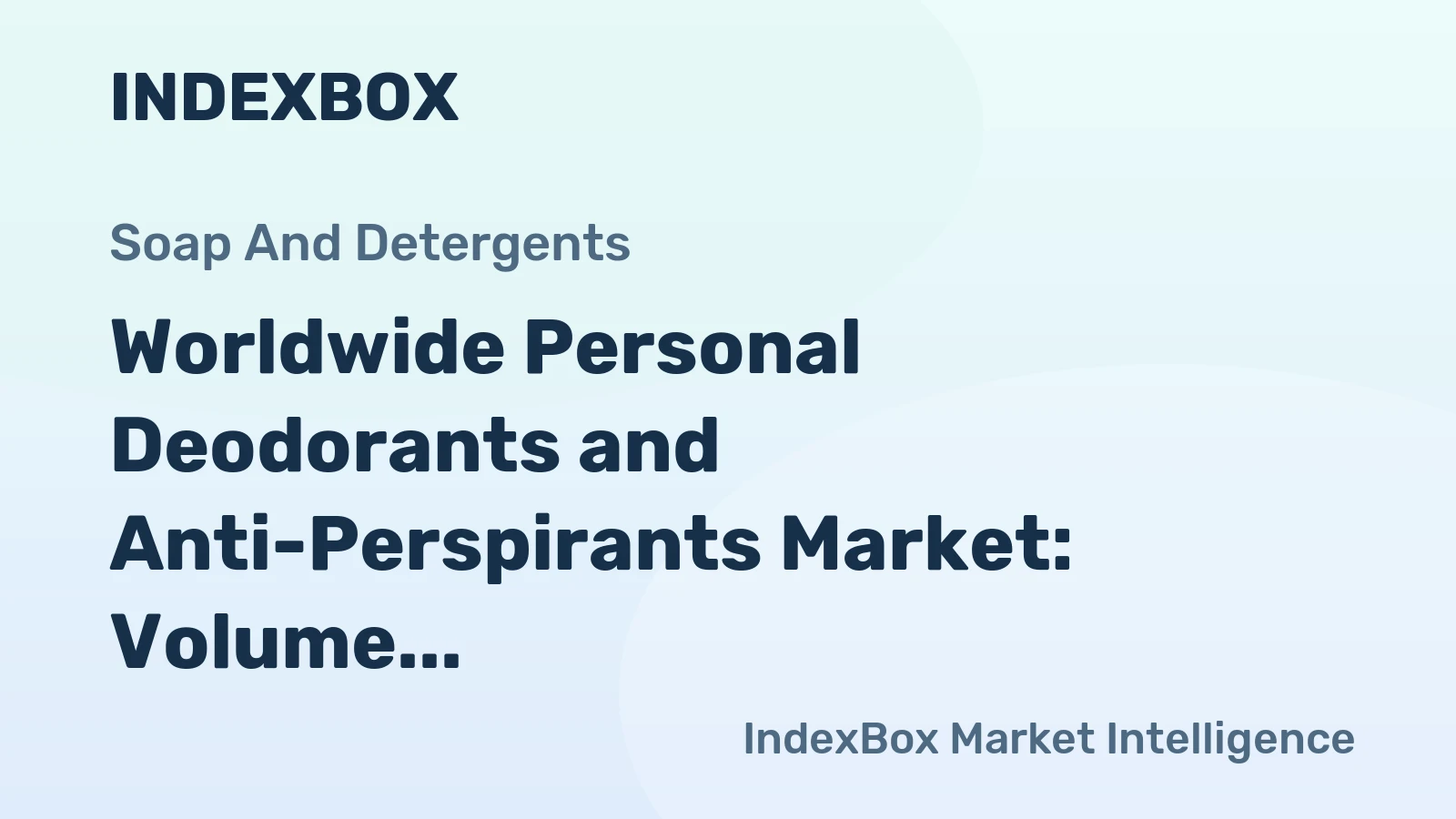 Worldwide Personal Deodorants and Anti-Perspirants Market: Volume to Reach 2.6M Tons by 2035, Value $21.1B