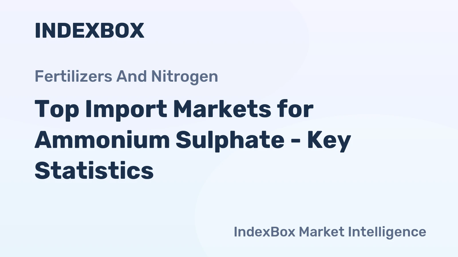 Top Import Markets for Ammonium Sulphate - Key Statistics