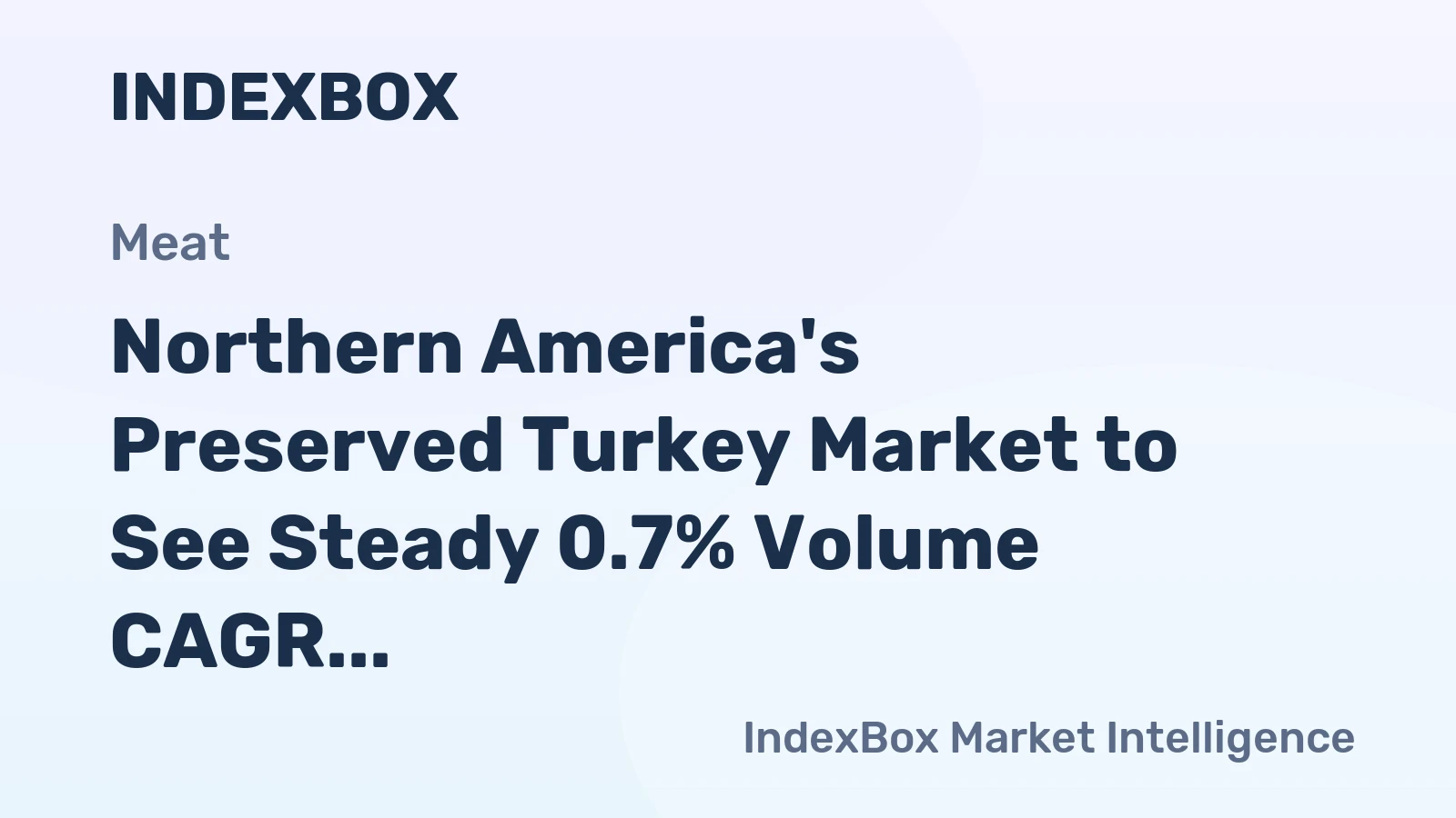 Northern America's Preserved Turkey Market to See Steady 0.7% Volume CAGR Through 2035