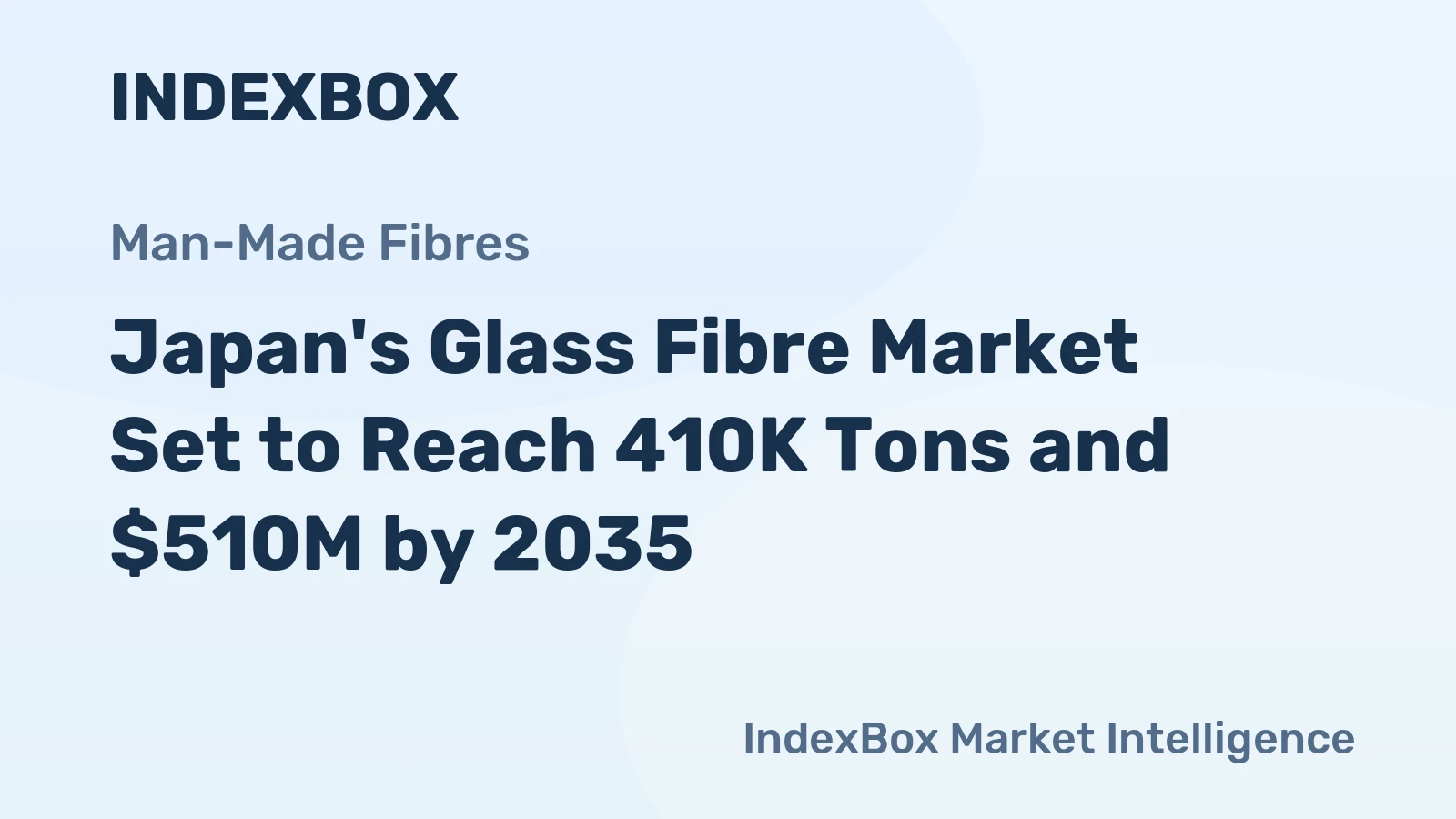 Japan's Glass Fibre Market Set to Reach 410K Tons and $510M by 2035