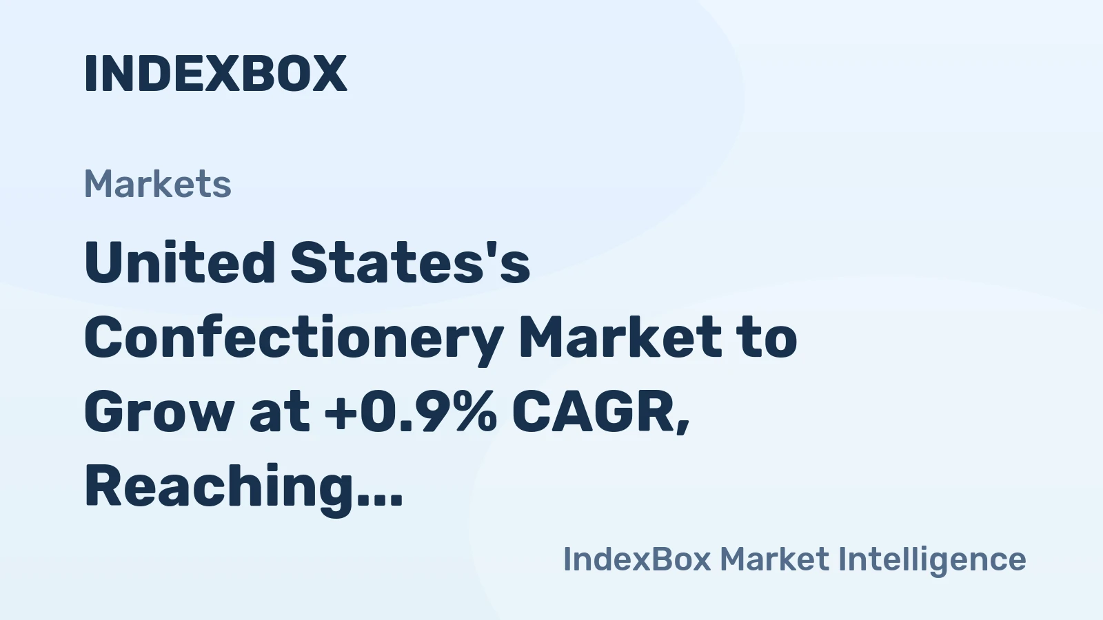 United States's Confectionery Market to Grow at +0.9% CAGR, Reaching 8.5M tons by 2035