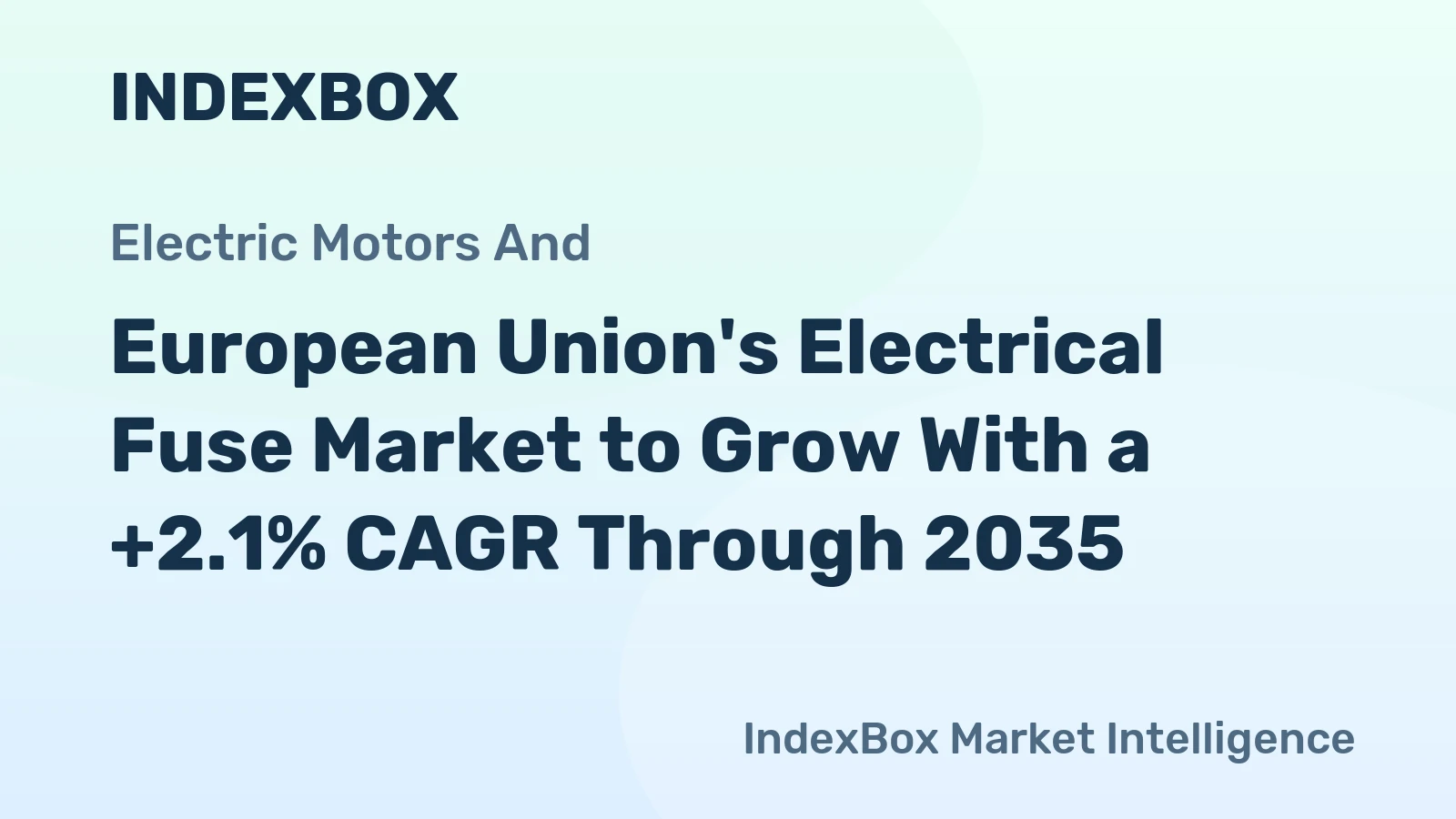 European Union's Electrical Fuse Market to Grow With a +2.1% CAGR Through 2035