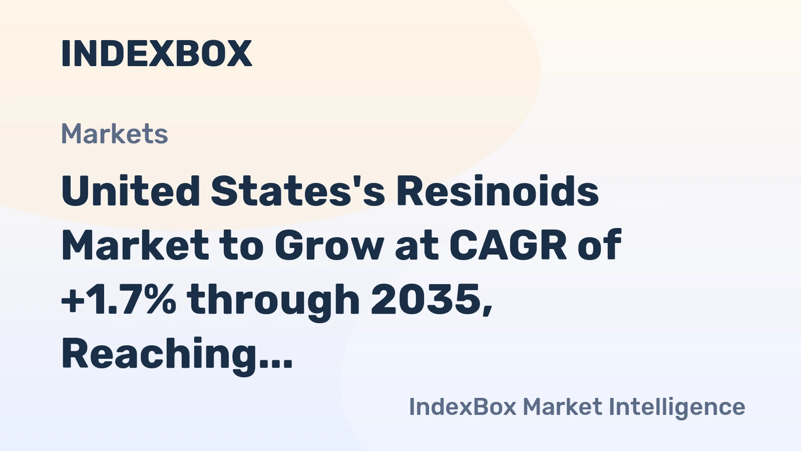 United States's Resinoids Market to Grow at CAGR of +1.7% through 2035, Reaching 7.9K Tons