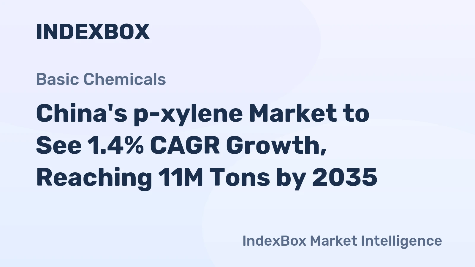 China's p-xylene Market to See 1.4% CAGR Growth, Reaching 11M Tons by 2035