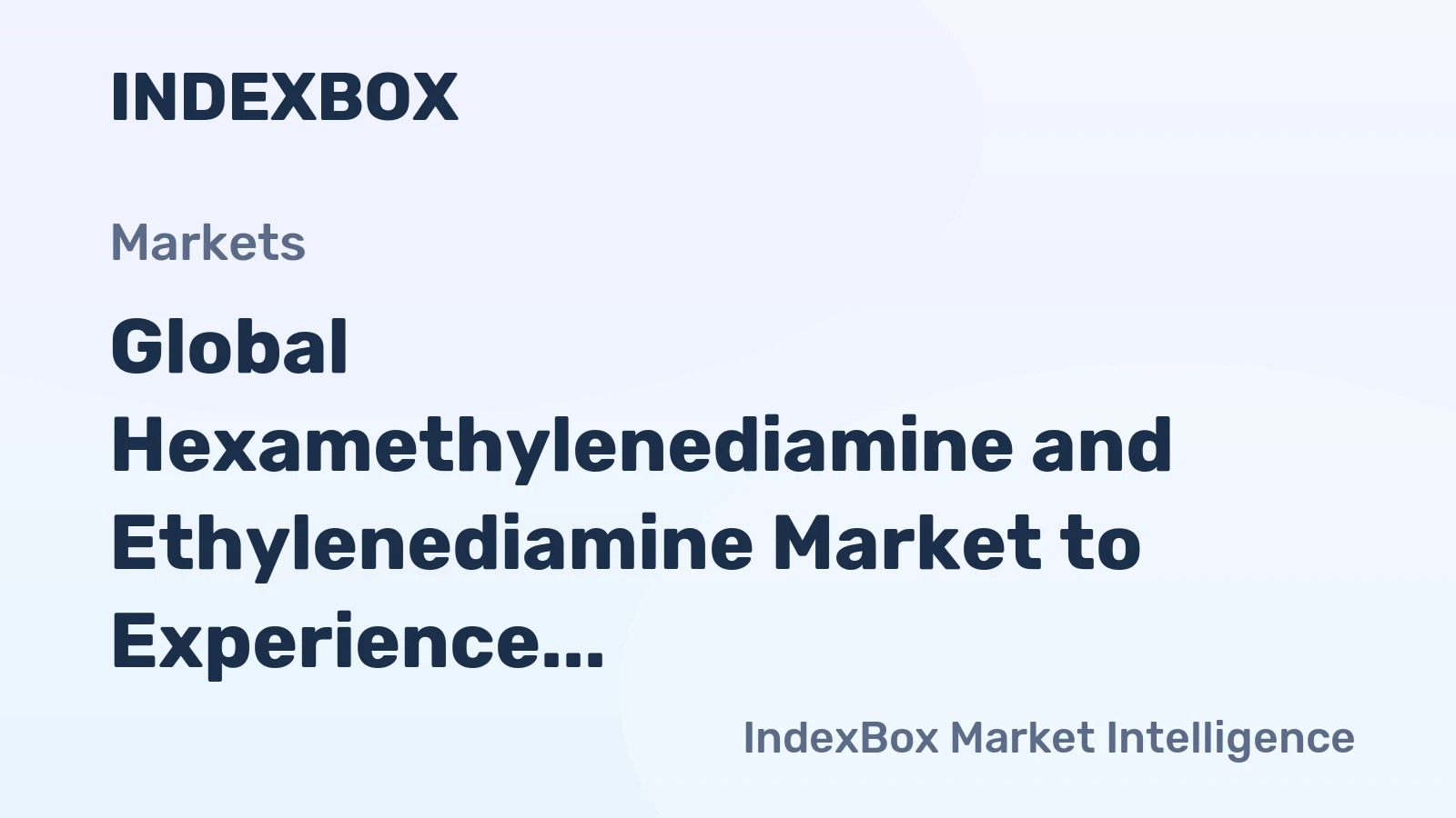 Global Hexamethylenediamine and Ethylenediamine Market to Experience Mild Growth with +0.8% CAGR in Volume from 2024 to 2035