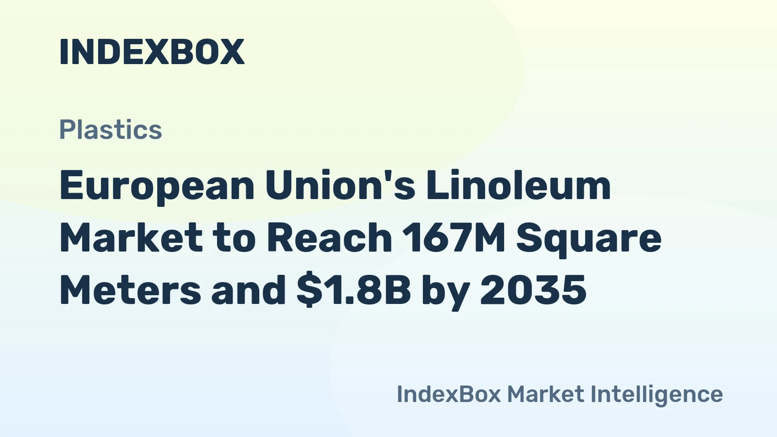 European Union's Linoleum Market to Reach 167M Square Meters and $1.8B by 2035