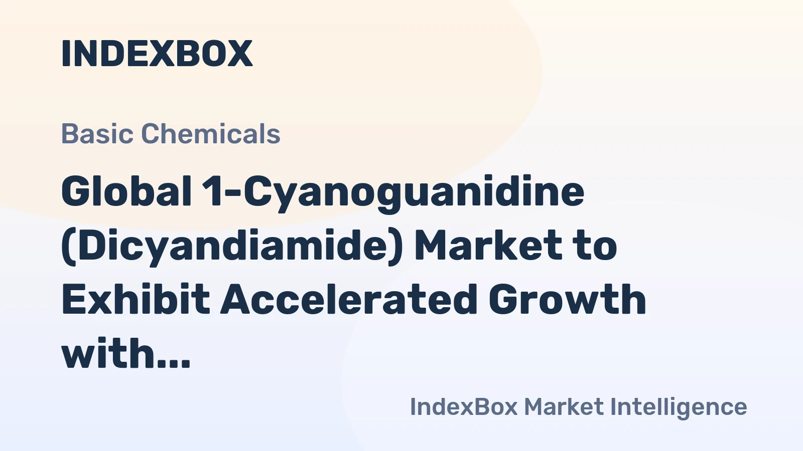 Global 1-Cyanoguanidine (Dicyandiamide) Market to Exhibit Accelerated Growth with a CAGR of +4.5% from 2024 to 2030