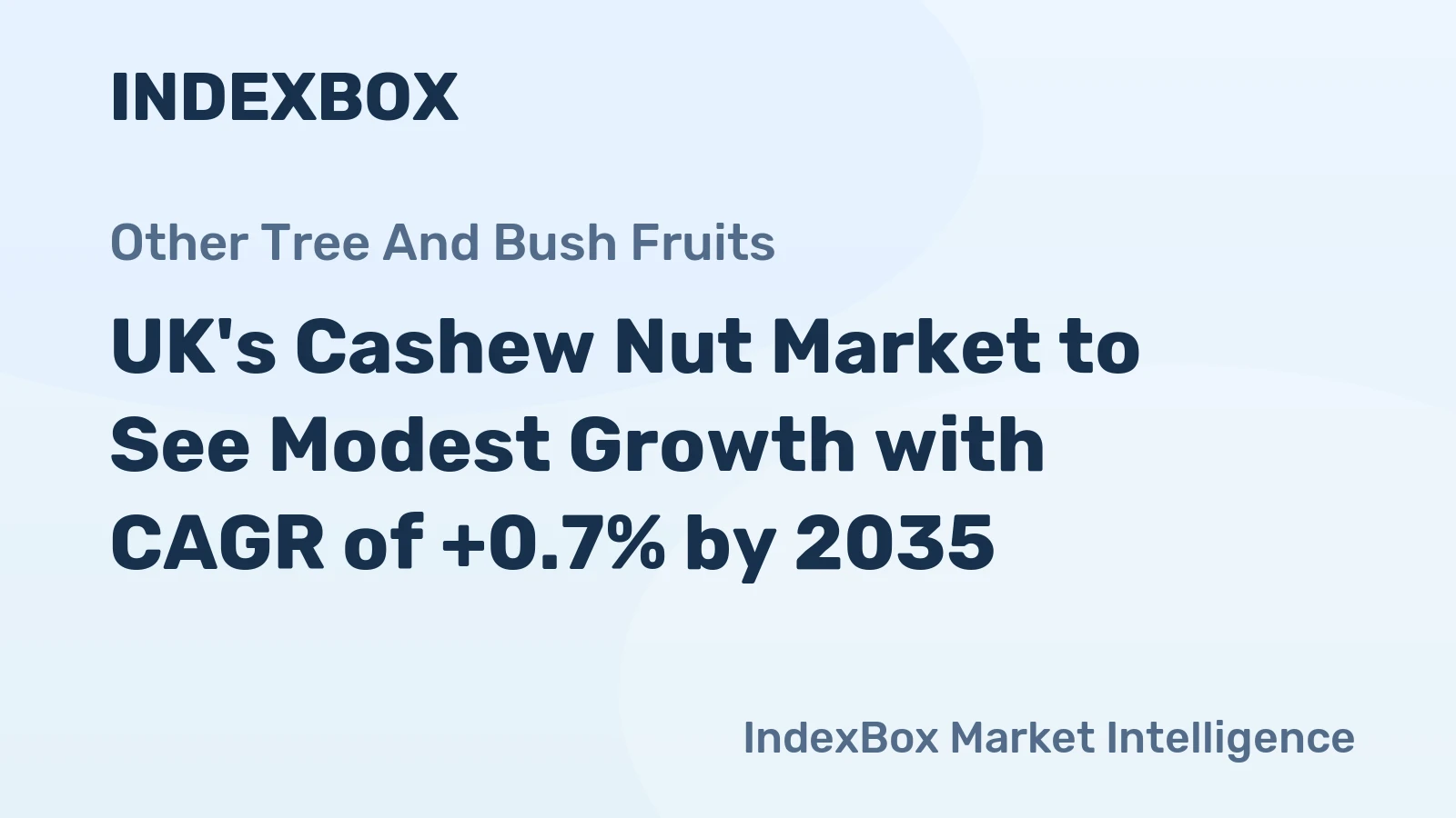 UK's Cashew Nut Market to See Modest Growth with CAGR of +0.7% by 2035