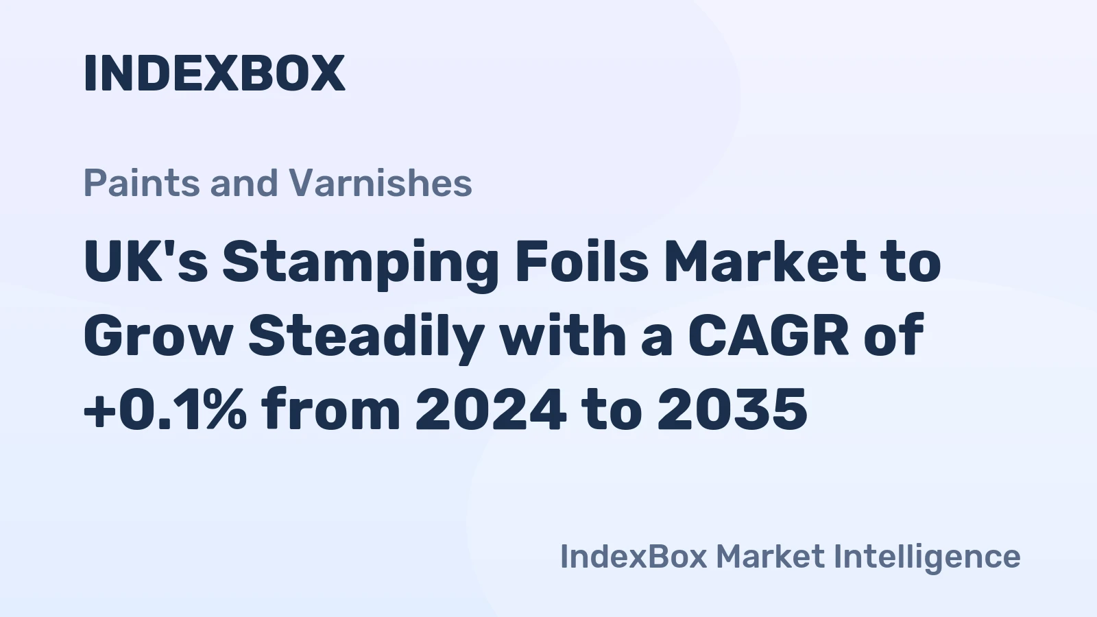 UK's Stamping Foils Market to Grow Steadily with a CAGR of +0.1% from 2024 to 2035
