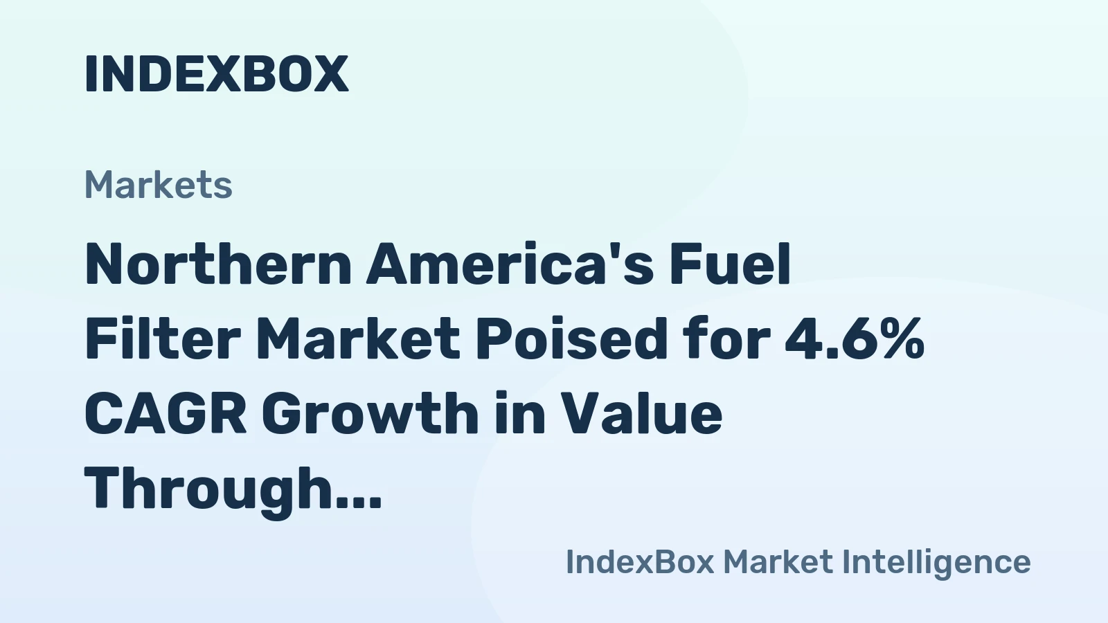 Northern America's Fuel Filter Market Poised for 4.6% CAGR Growth in Value Through 2035
