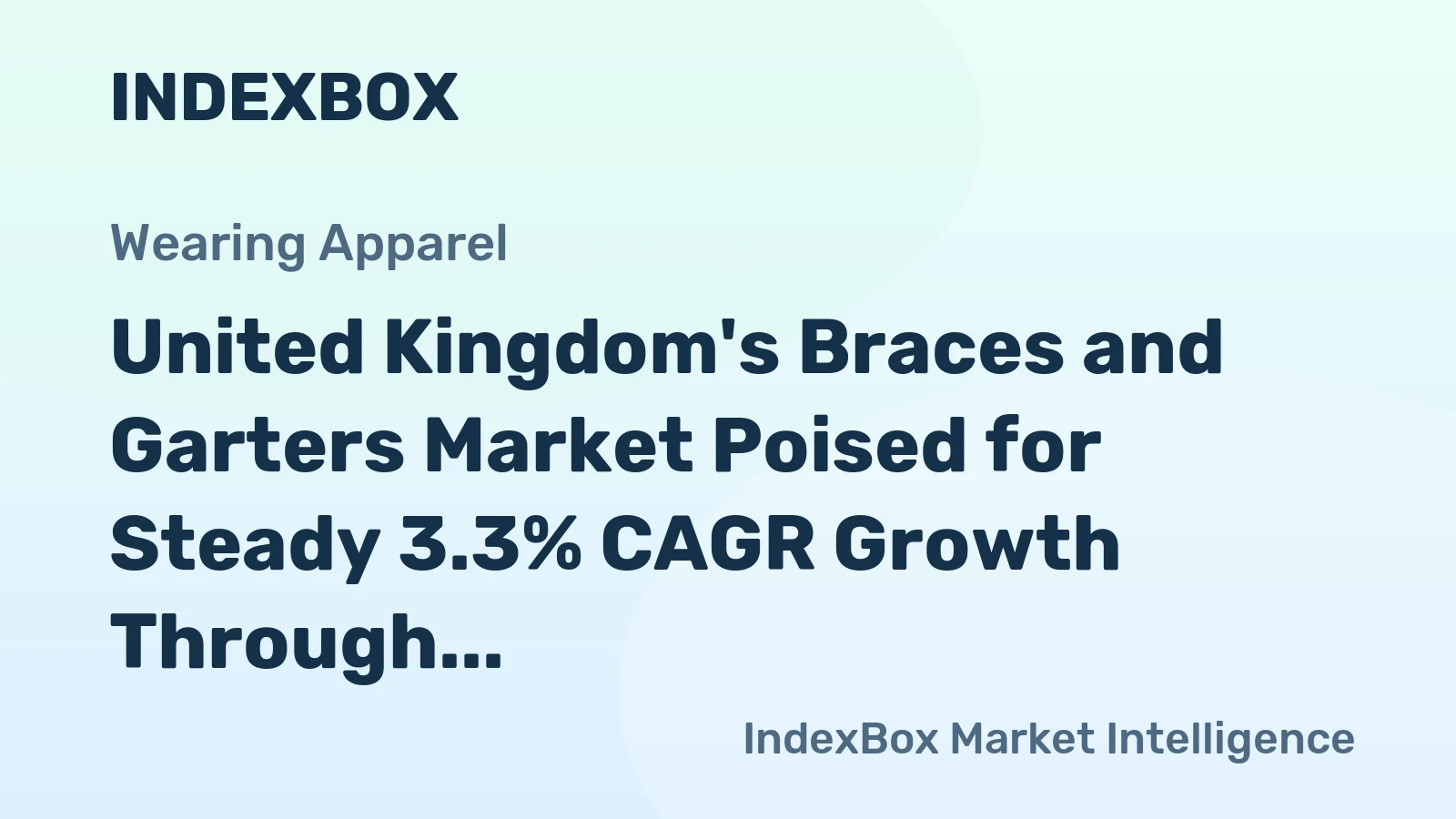 United Kingdom's Braces and Garters Market Poised for Steady 3.3% CAGR Growth Through 2035