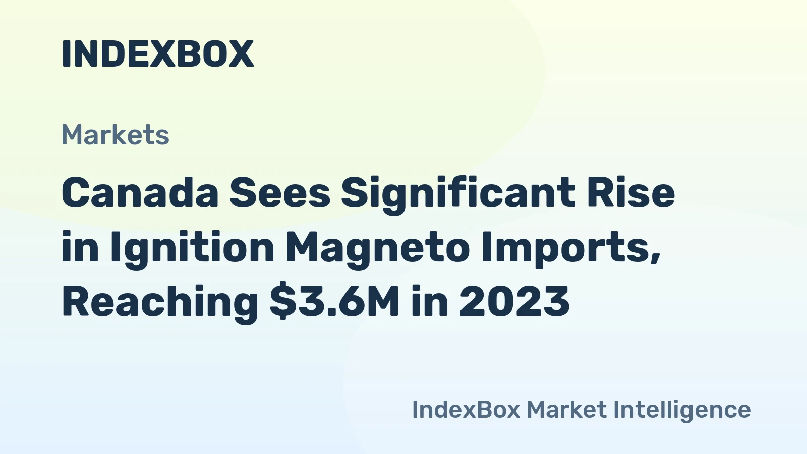 Canada Sees Significant Rise in Ignition Magneto Imports, Reaching $3.6M in 2023