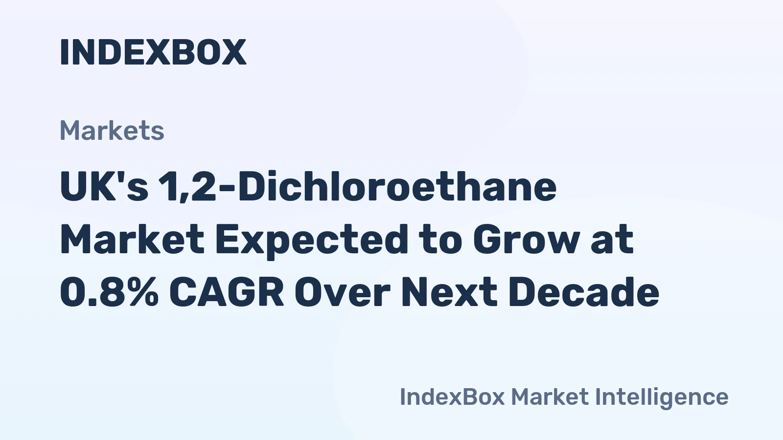 UK's 1,2-Dichloroethane Market Expected to Grow at 0.8% CAGR Over Next Decade
