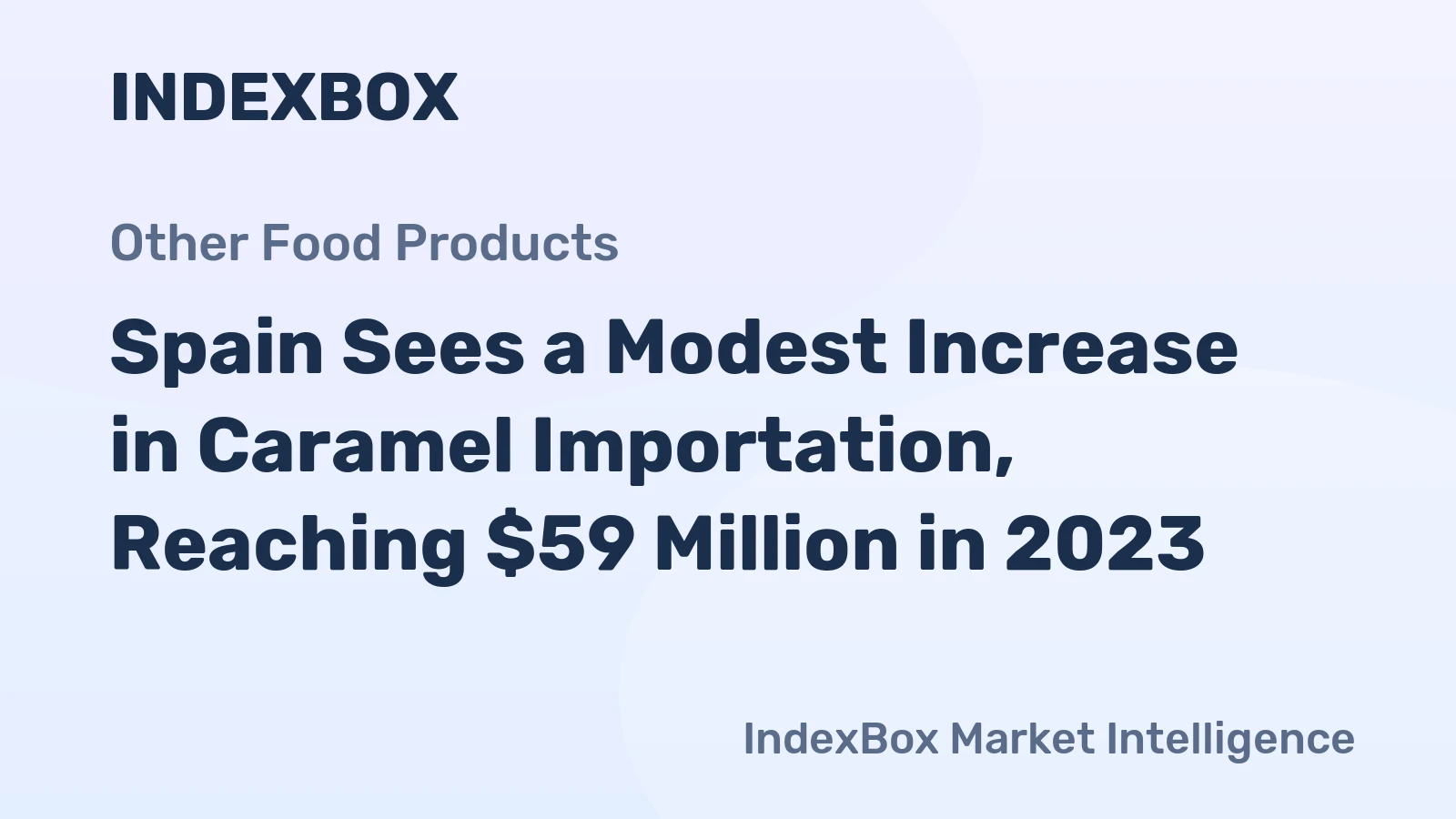 Spain Sees a Modest Increase in Caramel Importation, Reaching $59 Million in 2023
