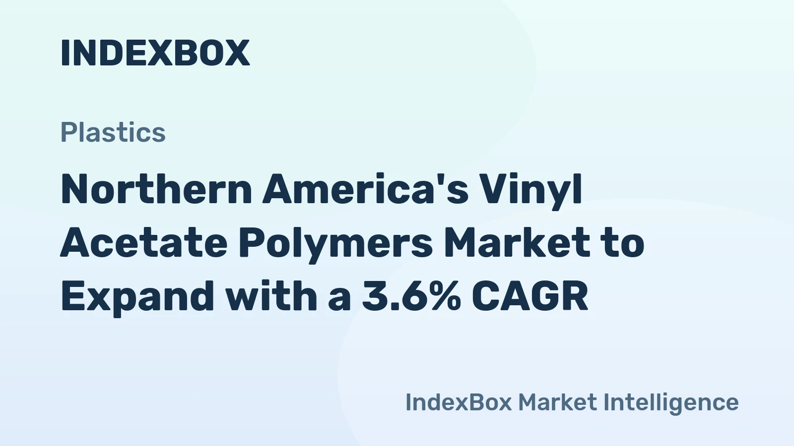 Northern America's Vinyl Acetate Polymers Market to Expand with a 3.6% CAGR