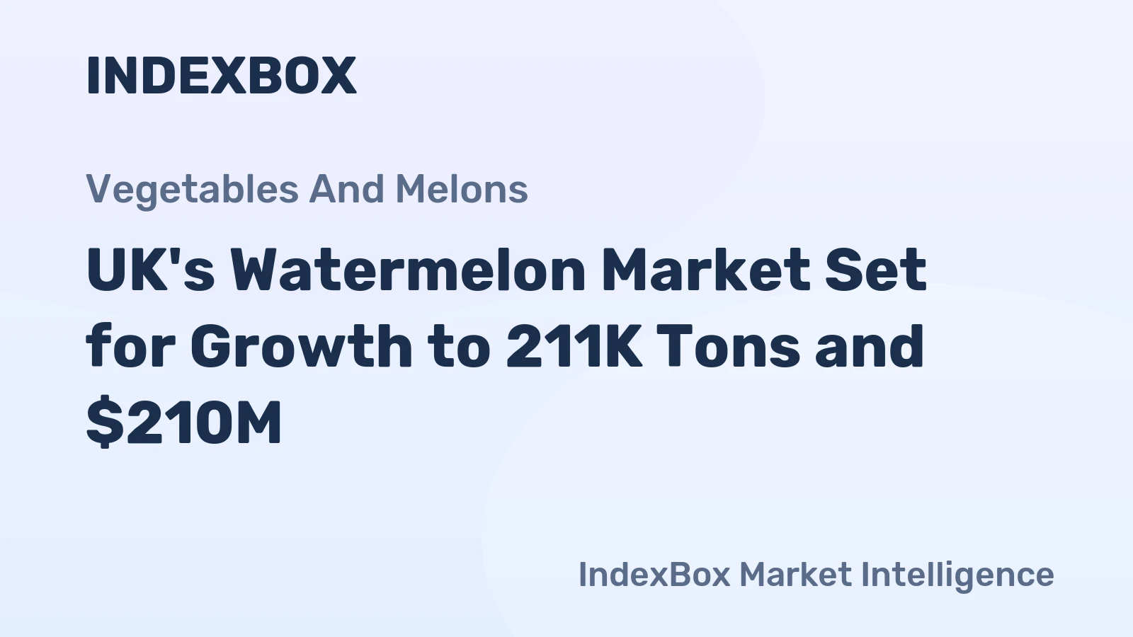 UK's Watermelon Market Set for Growth to 211K Tons and $210M