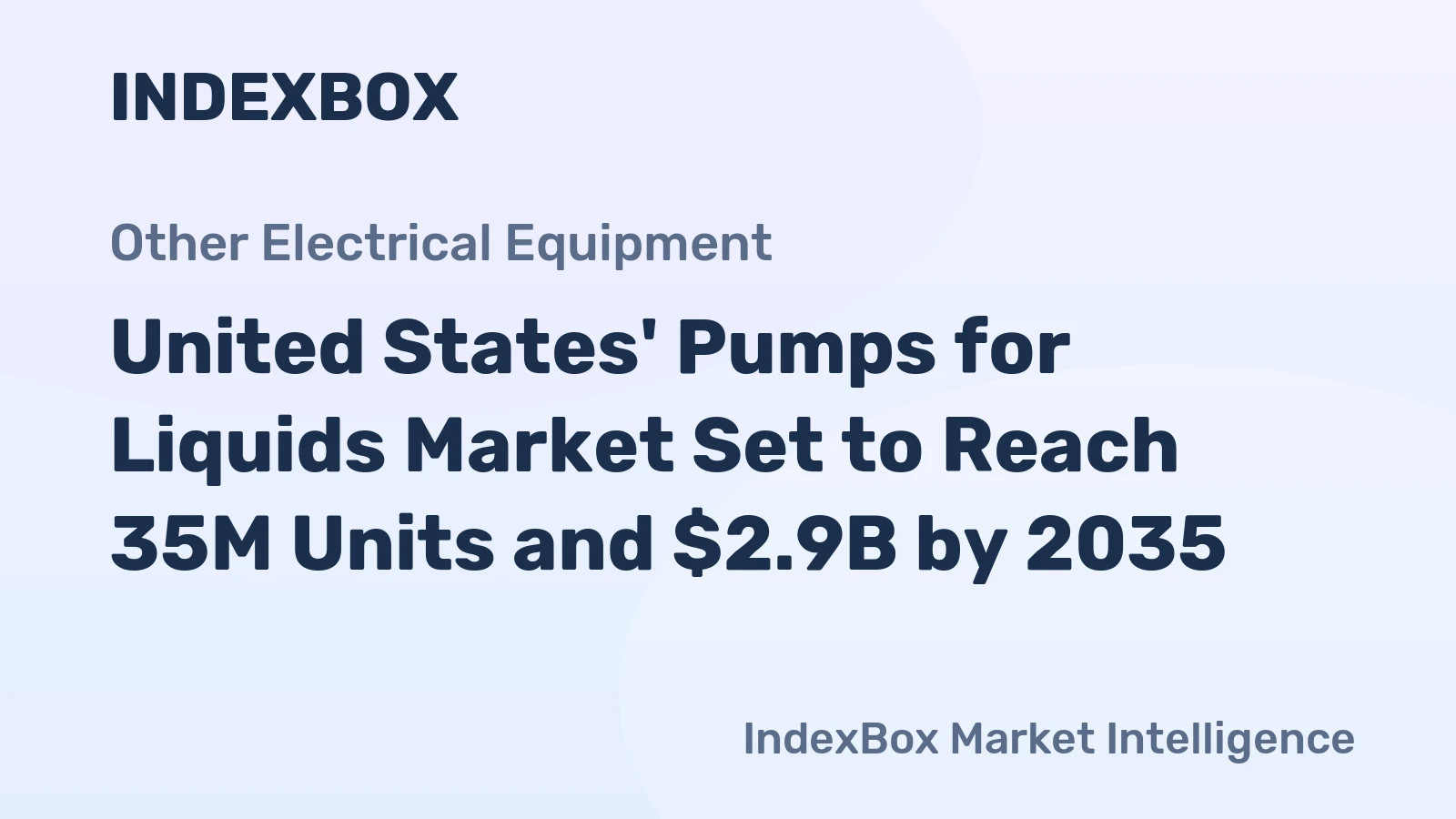 United States' Pumps for Liquids Market Set to Reach 35M Units and $2.9B by 2035