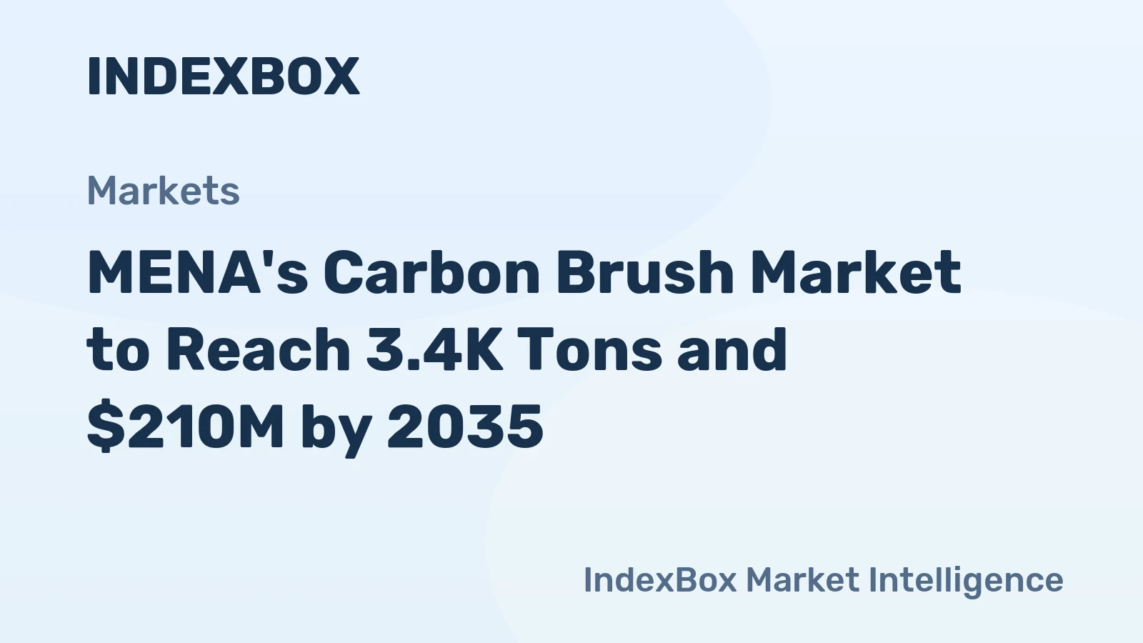 MENA's Carbon Brush Market to Reach 3.4K Tons and $210M by 2035